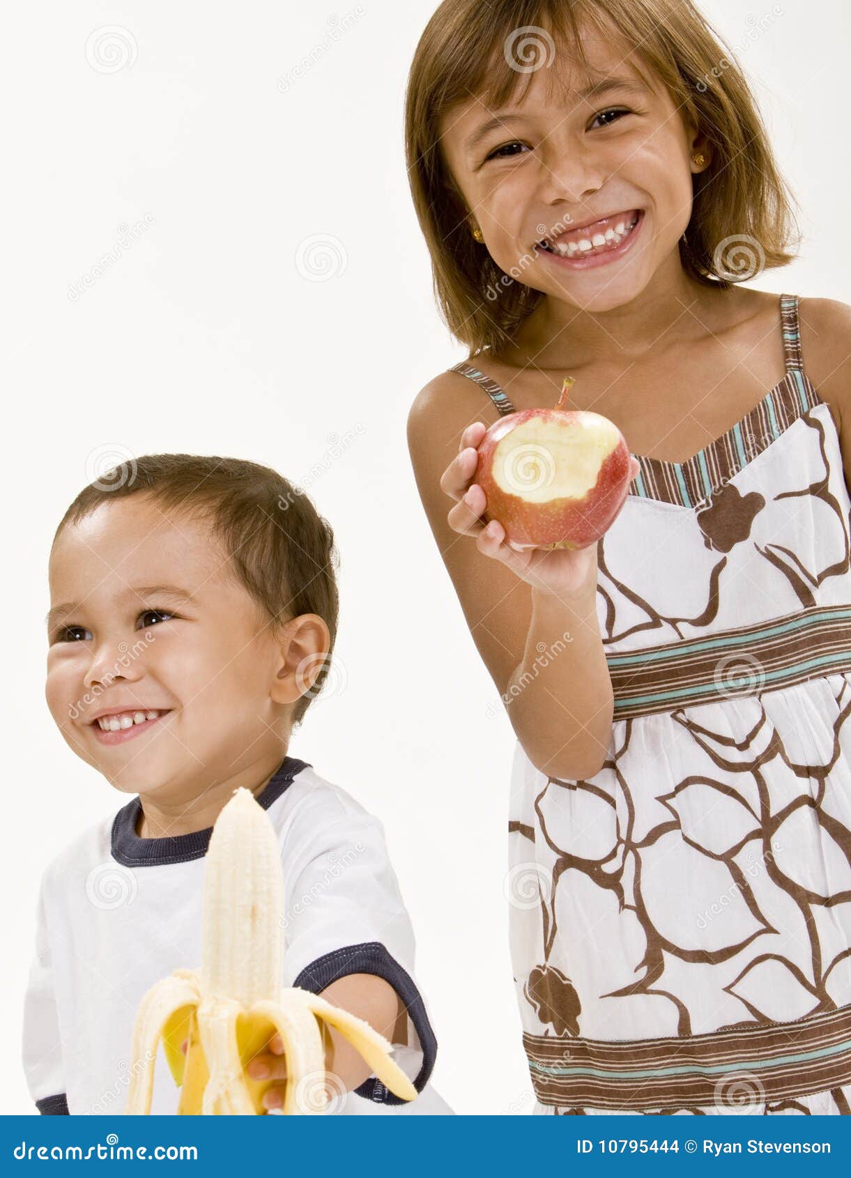 Healthy Life stock photo. Image of fruit, cute, girl - 10795444