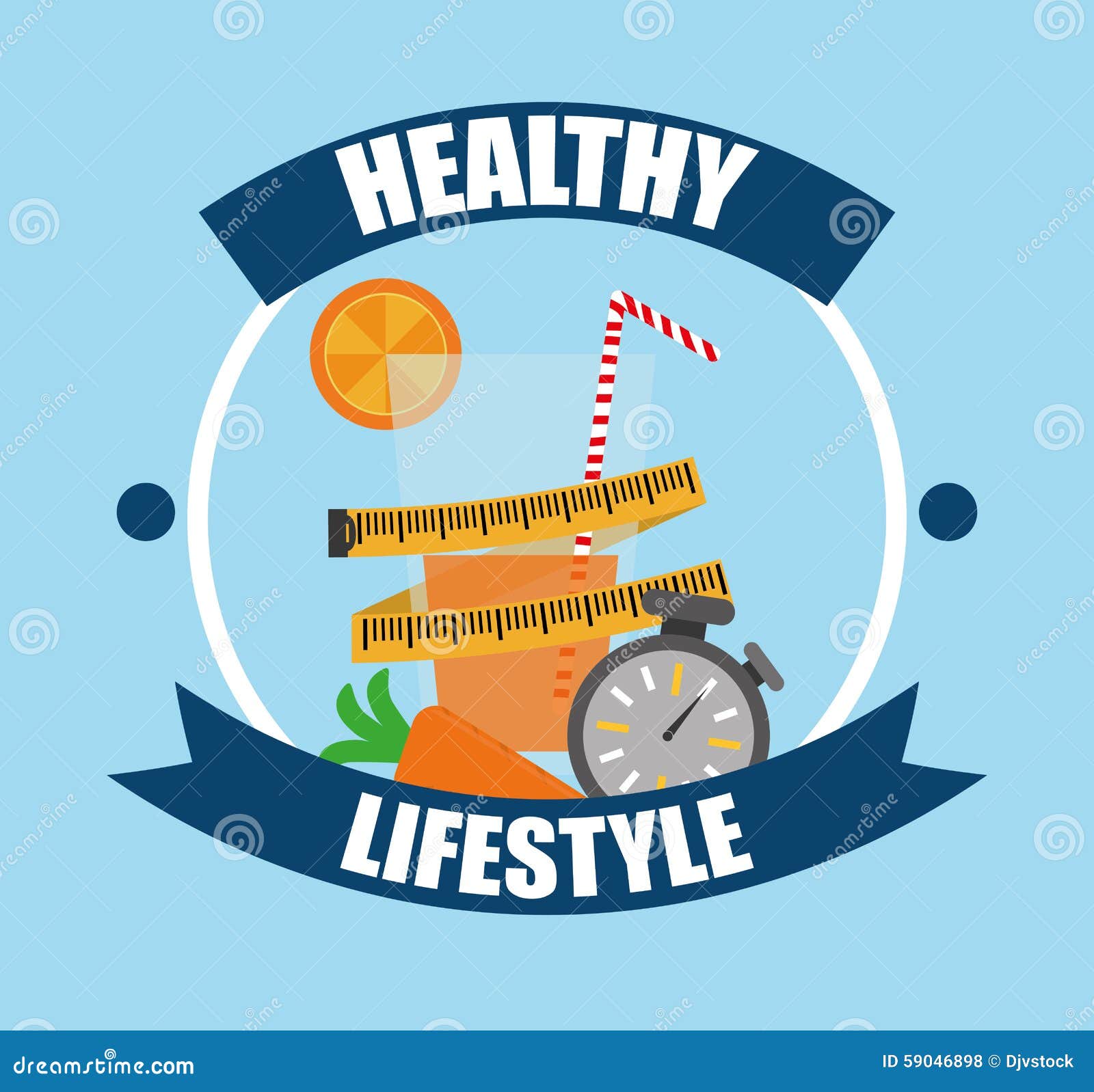 Healthy Lifestyle design stock vector. Illustration of fitness - 59046898