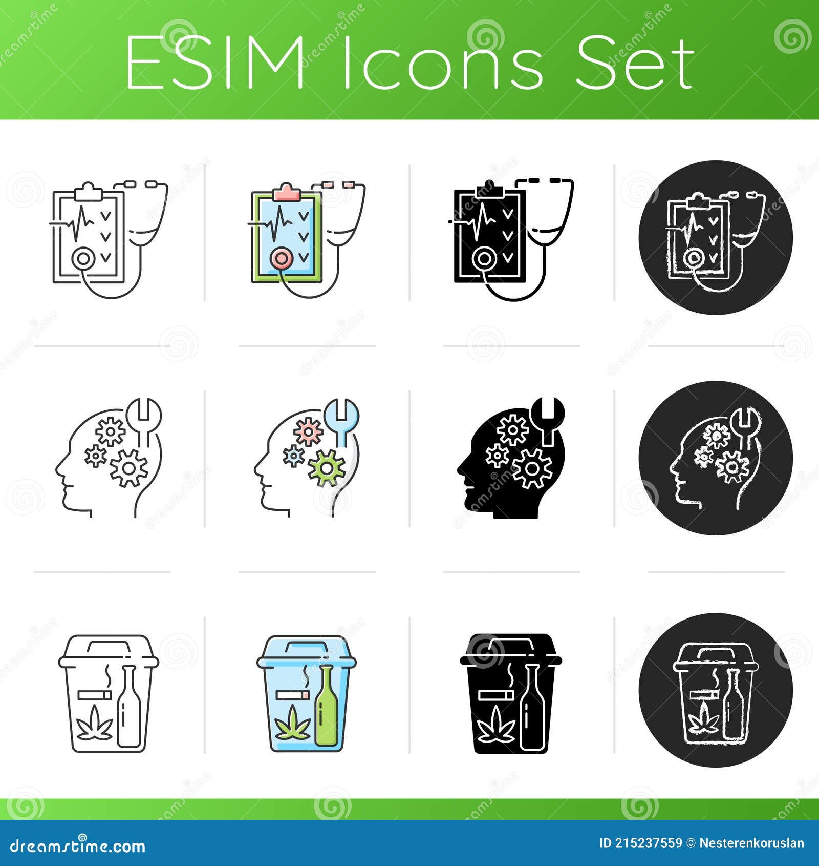 Regular Health Checkups Linear Icon Vector Illustration Cartoondealer