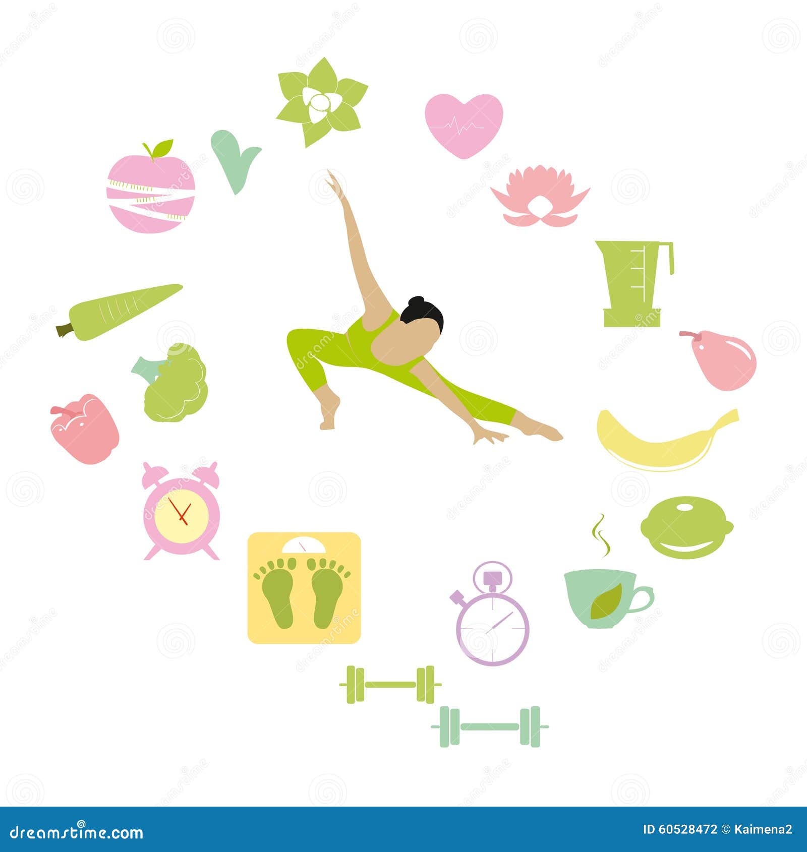 Lifestyle Icons. Vector Set Design Colorful Templates Icons And Emblems ...