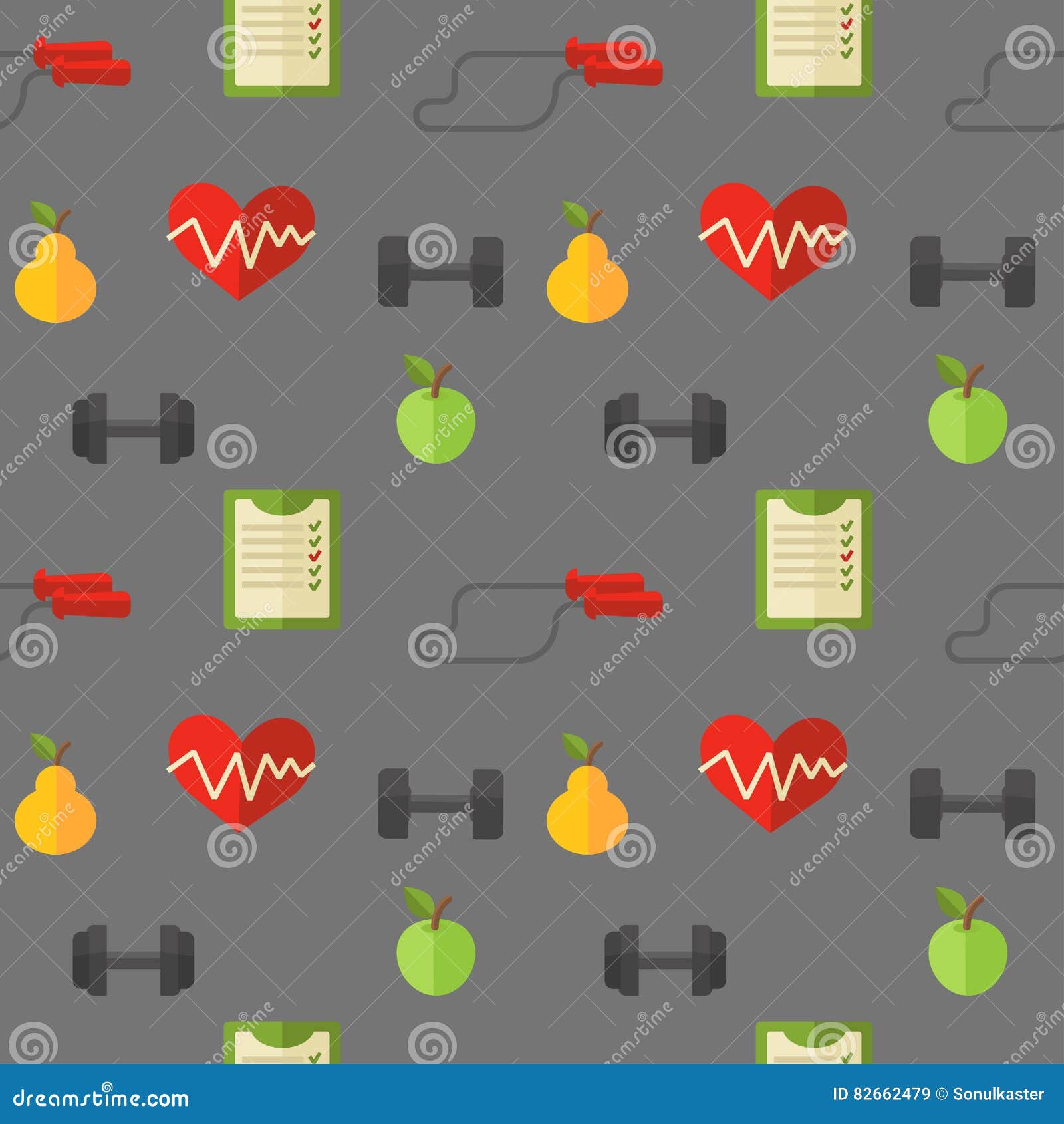 Healthy Lifestyle. Vector Wellness Concept Stock Vector - Illustration ...