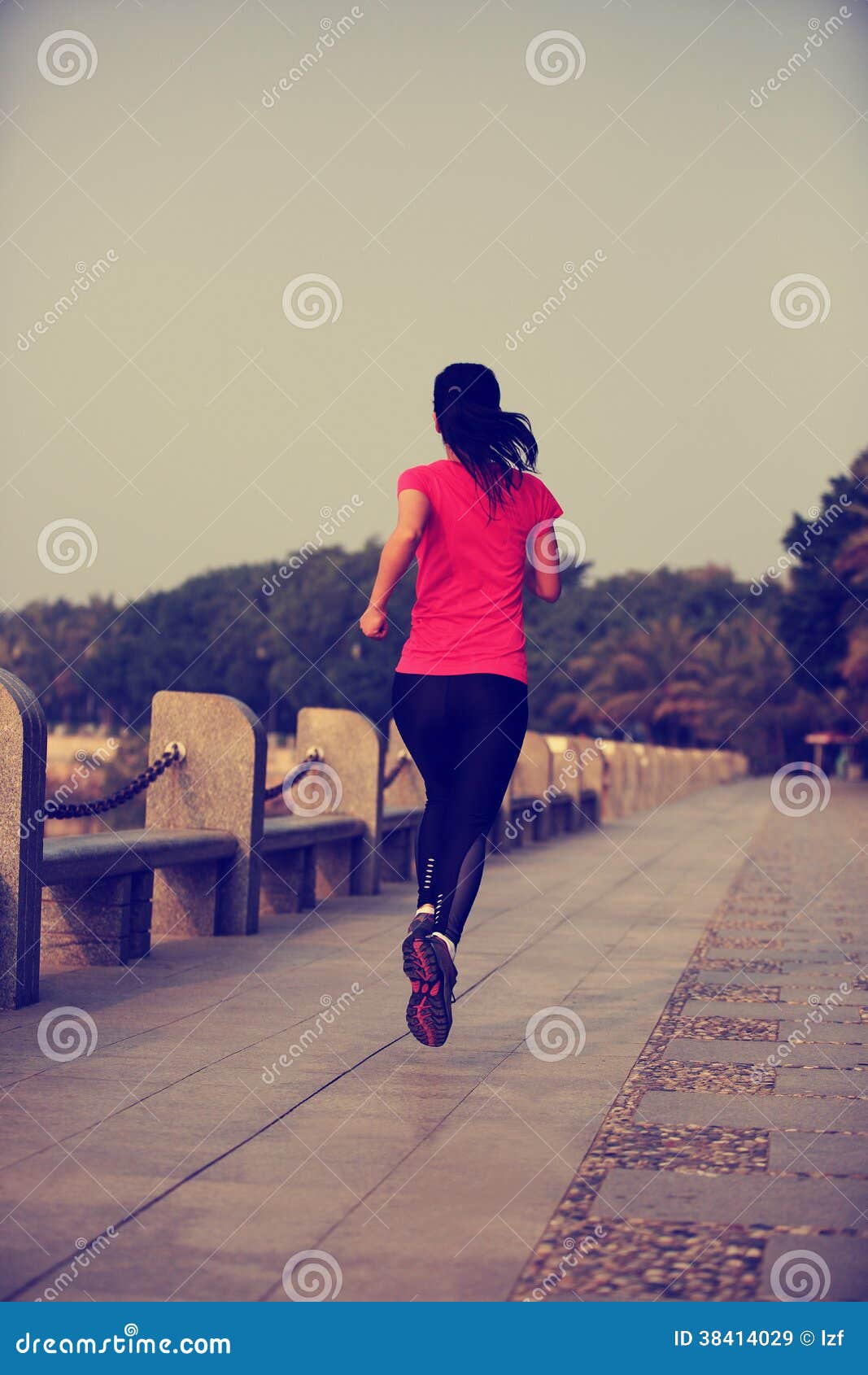Healthy Lifestyle Woman Running Stock Image - Image of enlightenment ...