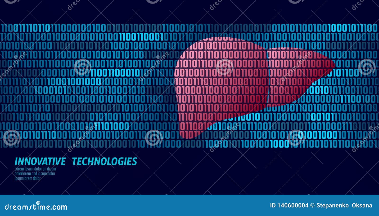 Healthy Liver Detoxification Internal Organs. Binary Code Data Flow ...