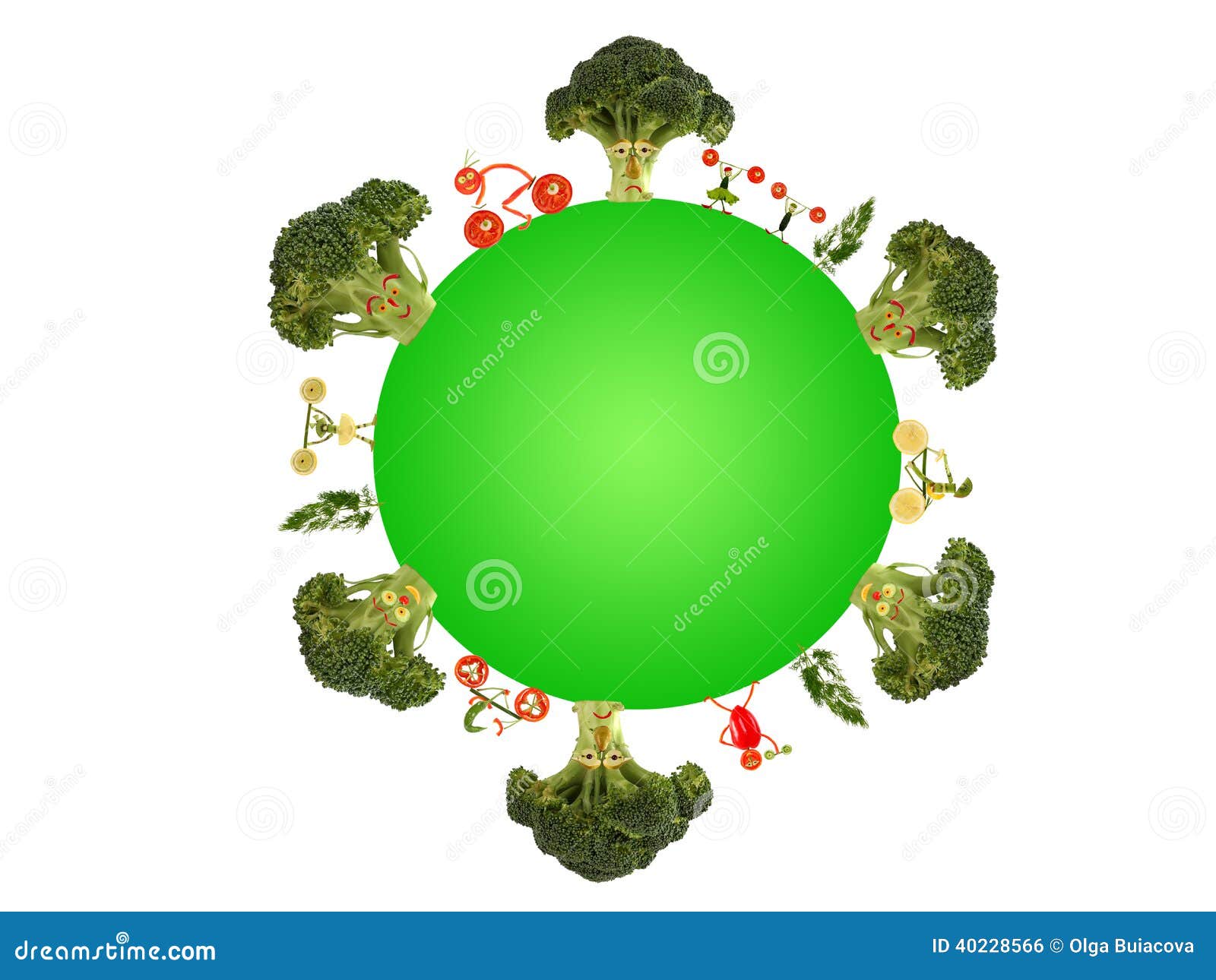 Healthy Living for a Green Planet Stock Photo - Image of health, green ...