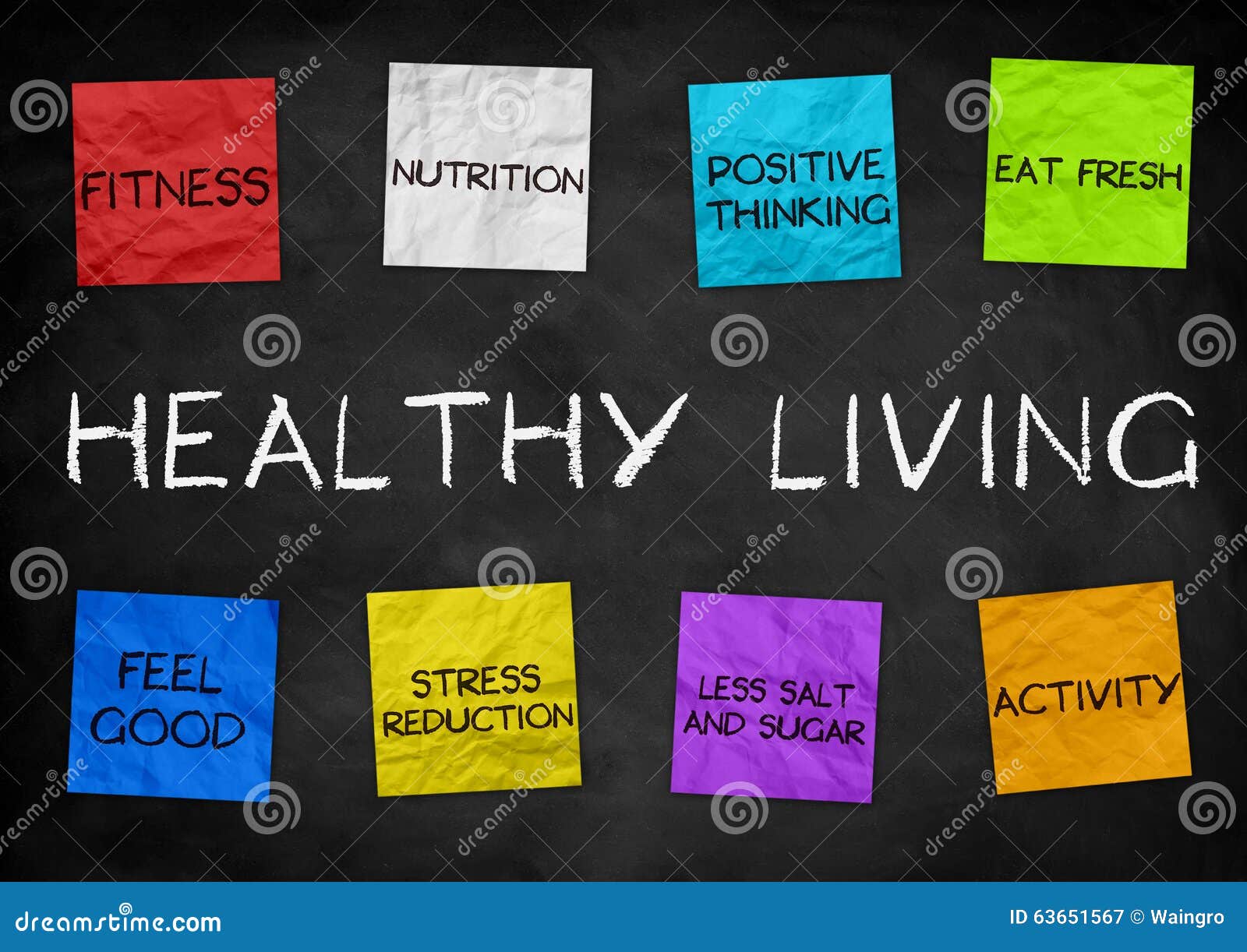 Healthy Living stock illustration. Illustration of lifestyle - 63651567