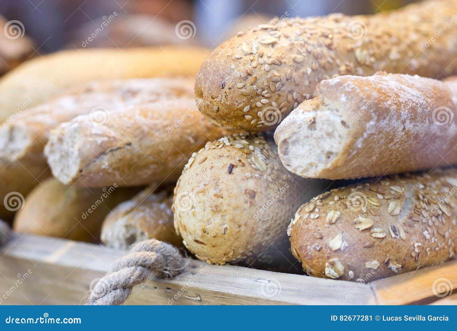 Healthy Loaves of Integral Bread. Stock Image - Image of brown, bread ...