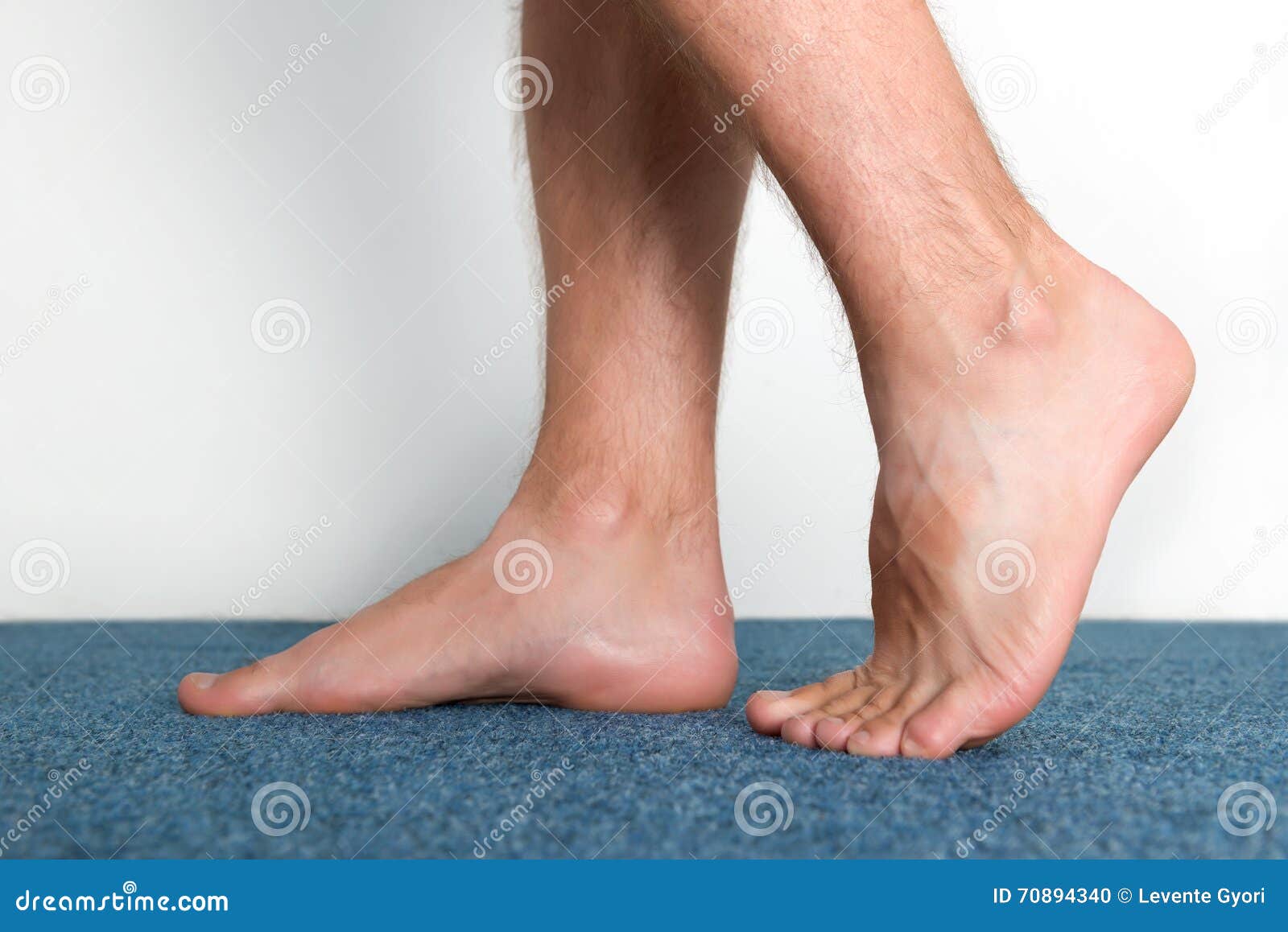 Healthy Male Feet Feeling Comfortable Stock Photo - Image of carer ...