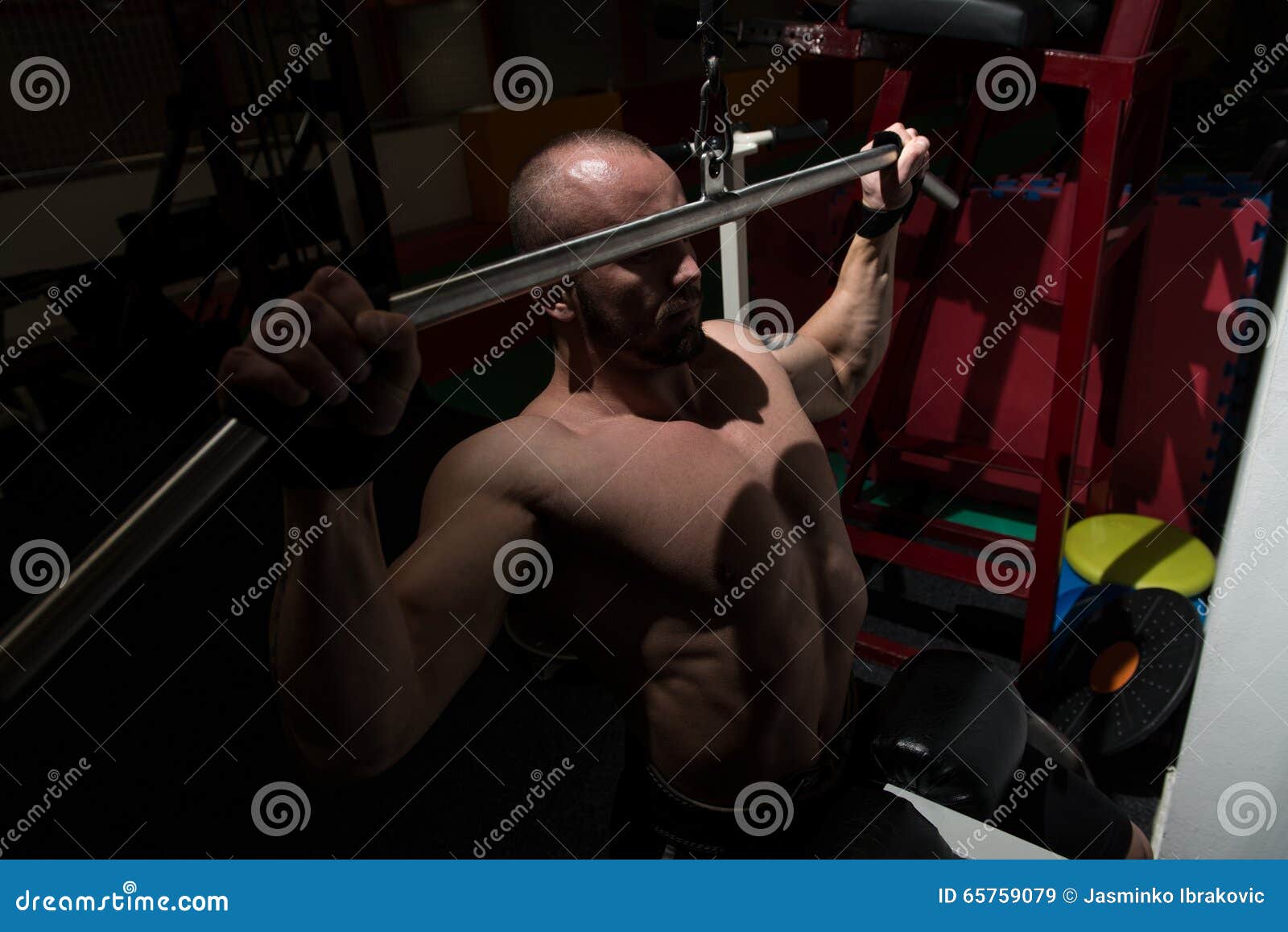 Healthy Man Doing Exercise for Back Stock Image - Image of beauty ...