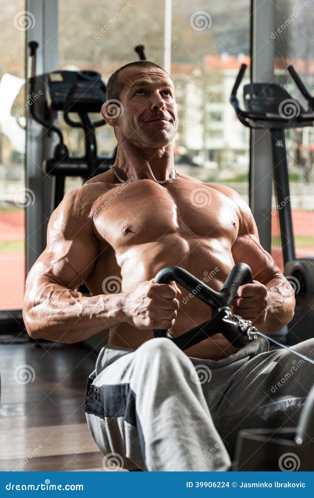 Healthy Man Doing Exercise for Back Stock Photo - Image of health ...
