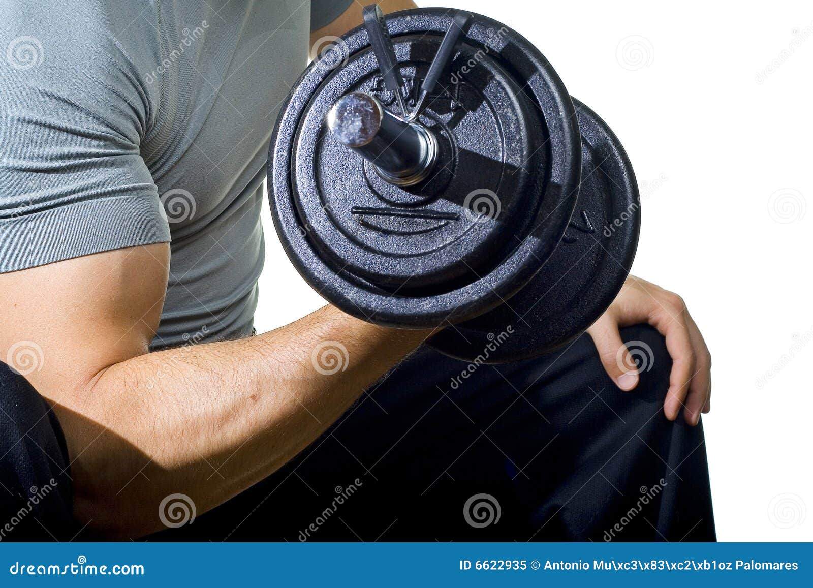 Healthy Man Hard Workout in Gym Stock Image - Image of active, healthy ...