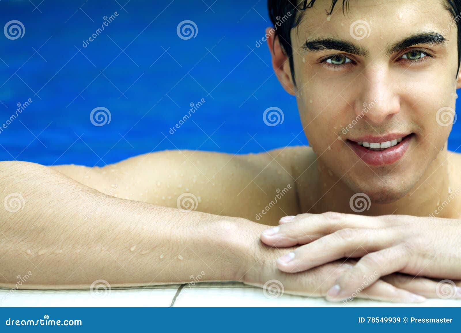 Healthy man stock image. Image of young, summer, hair - 78549939