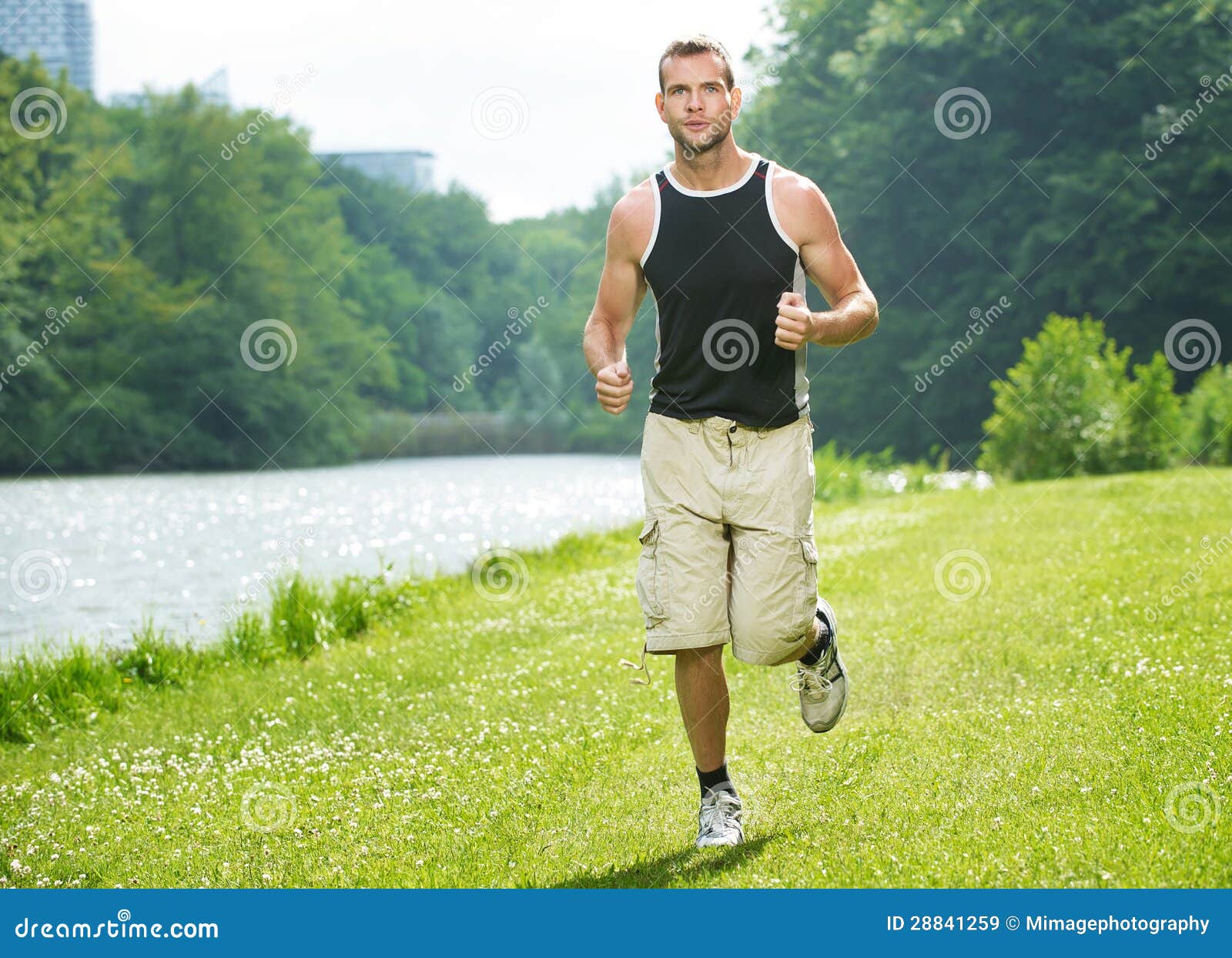 Healthy Man Running stock image. Image of freedom, feet - 28841259