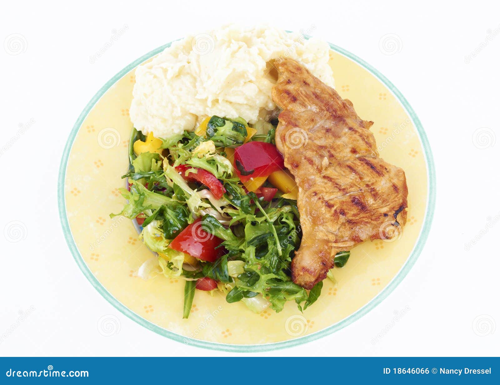 Healthy meal on plate stock photo. Image of lime, hotel - 18646066