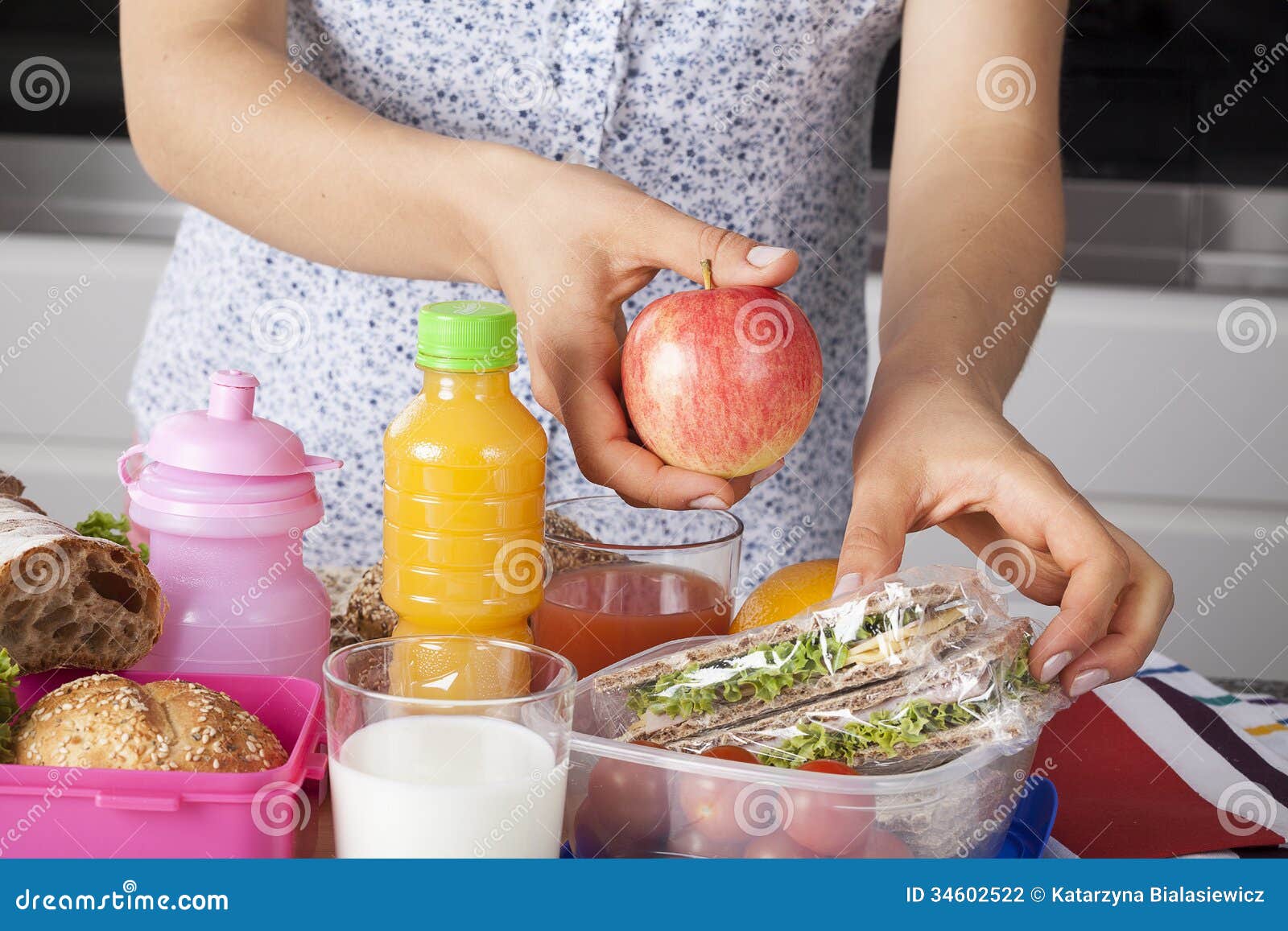 Healthy Meal Prepared by Mum Stock Photo - Image of meal, breakfast ...