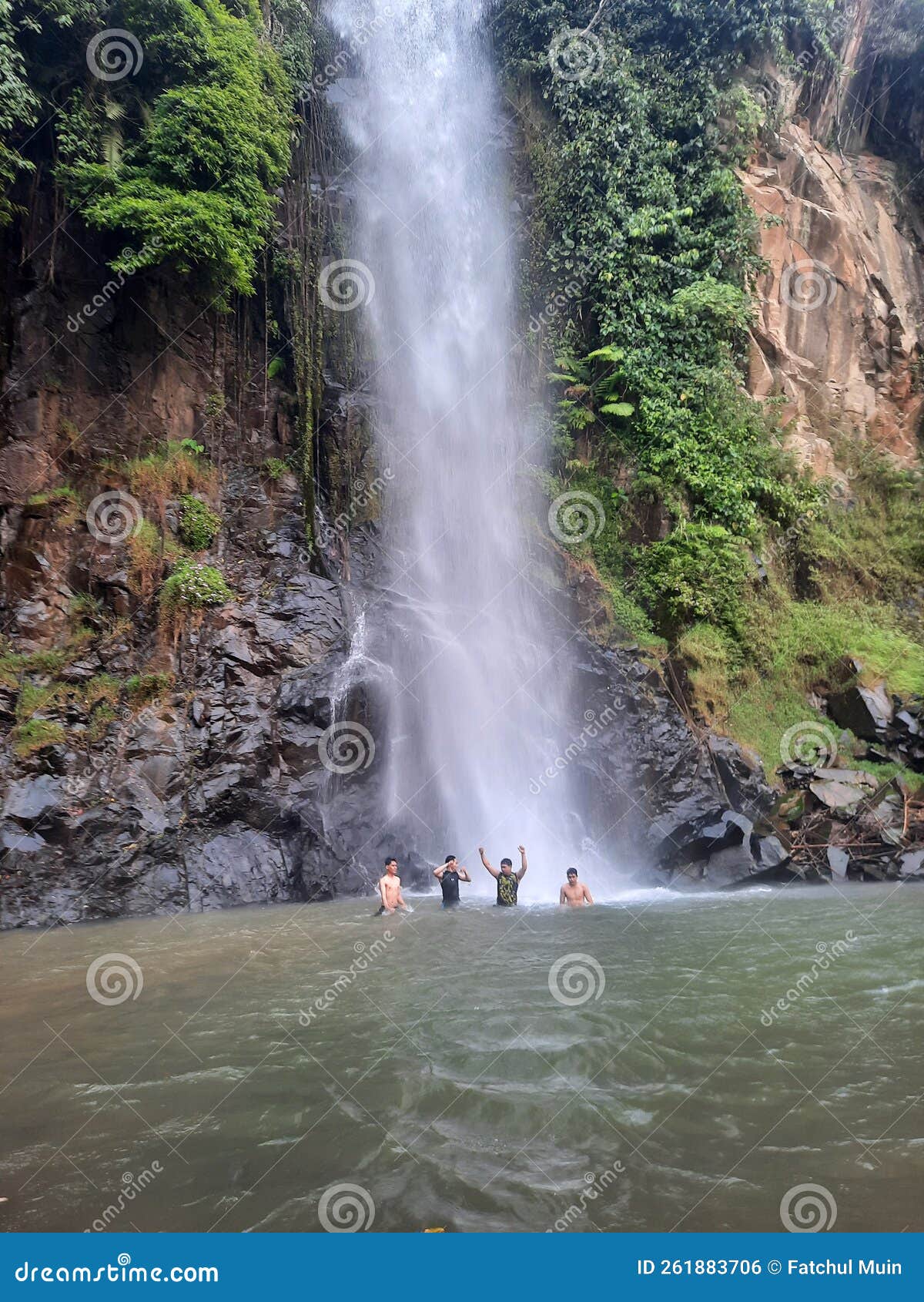 Healthy Mental Mind in the Bidadari Bogor Waterfall Editorial Photo ...