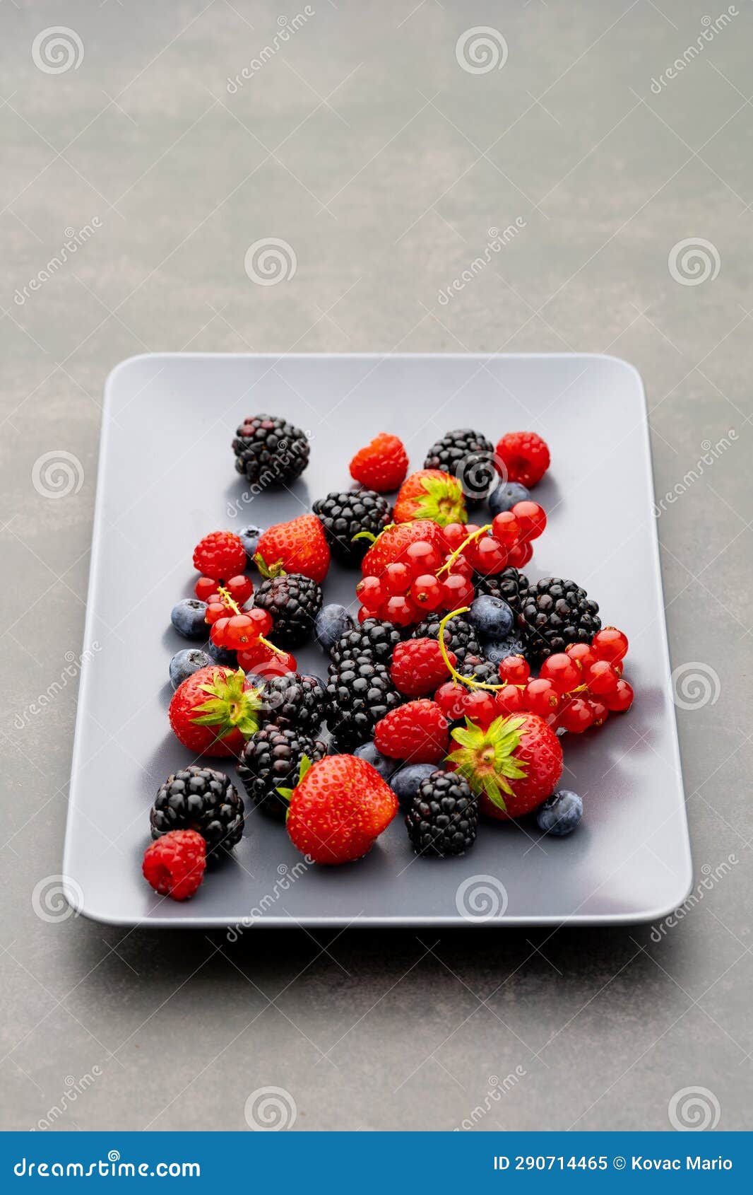 Mixed Fruit and Ingredients with Strawberry, Raspberry, Blueberry ...