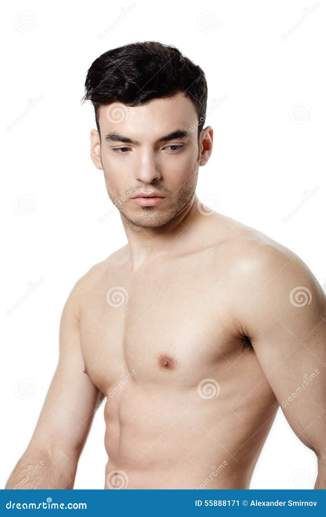 Healthy muscular young man stock image. Image of lifestyle - 55888171