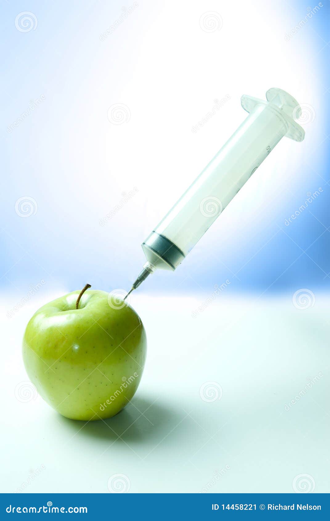 Healthy Needle stock image. Image of apple, science, fresh - 14458221