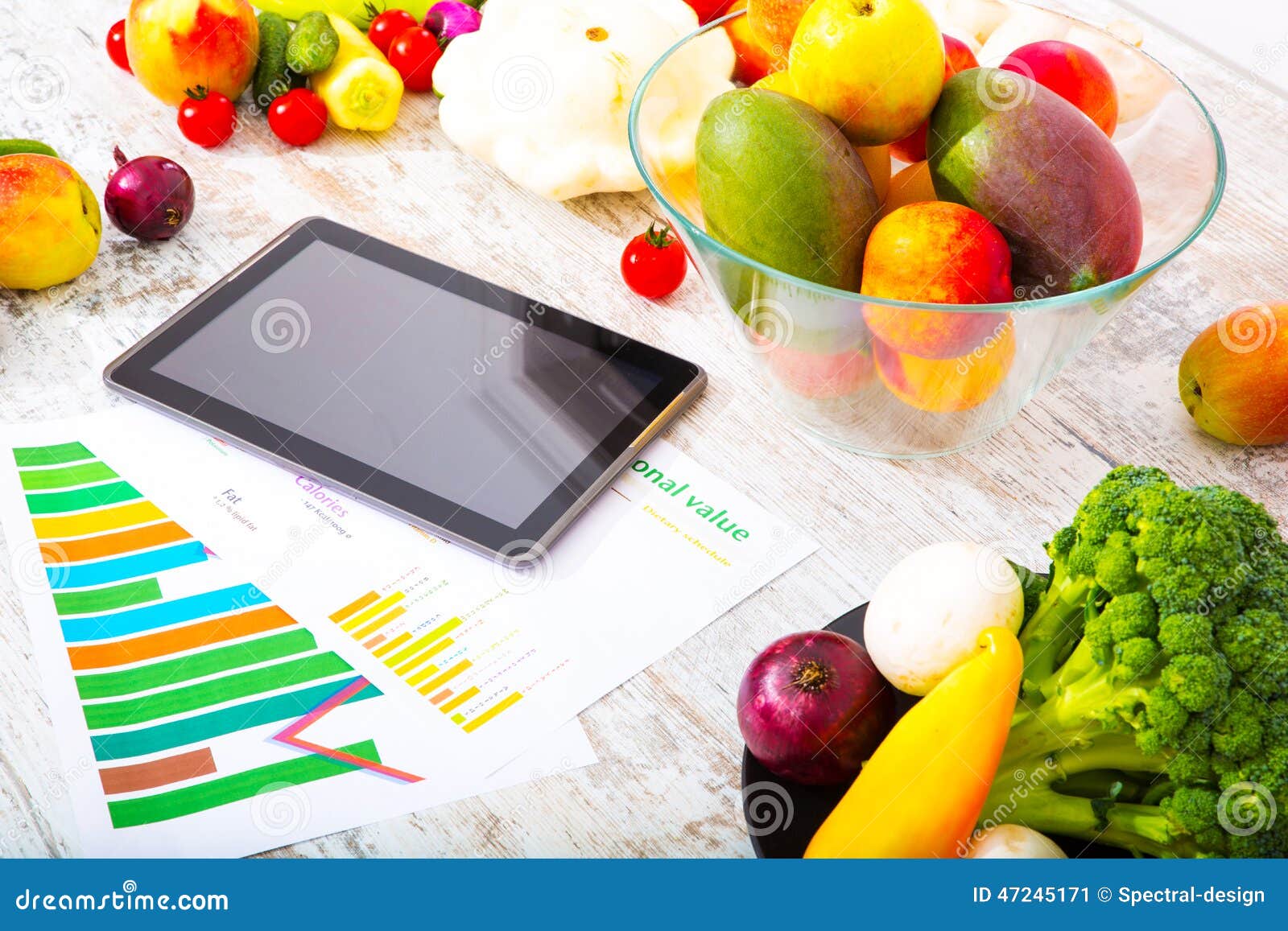 Healthy Nutrition and Tablet Stock Image - Image of healthcare, mineral ...