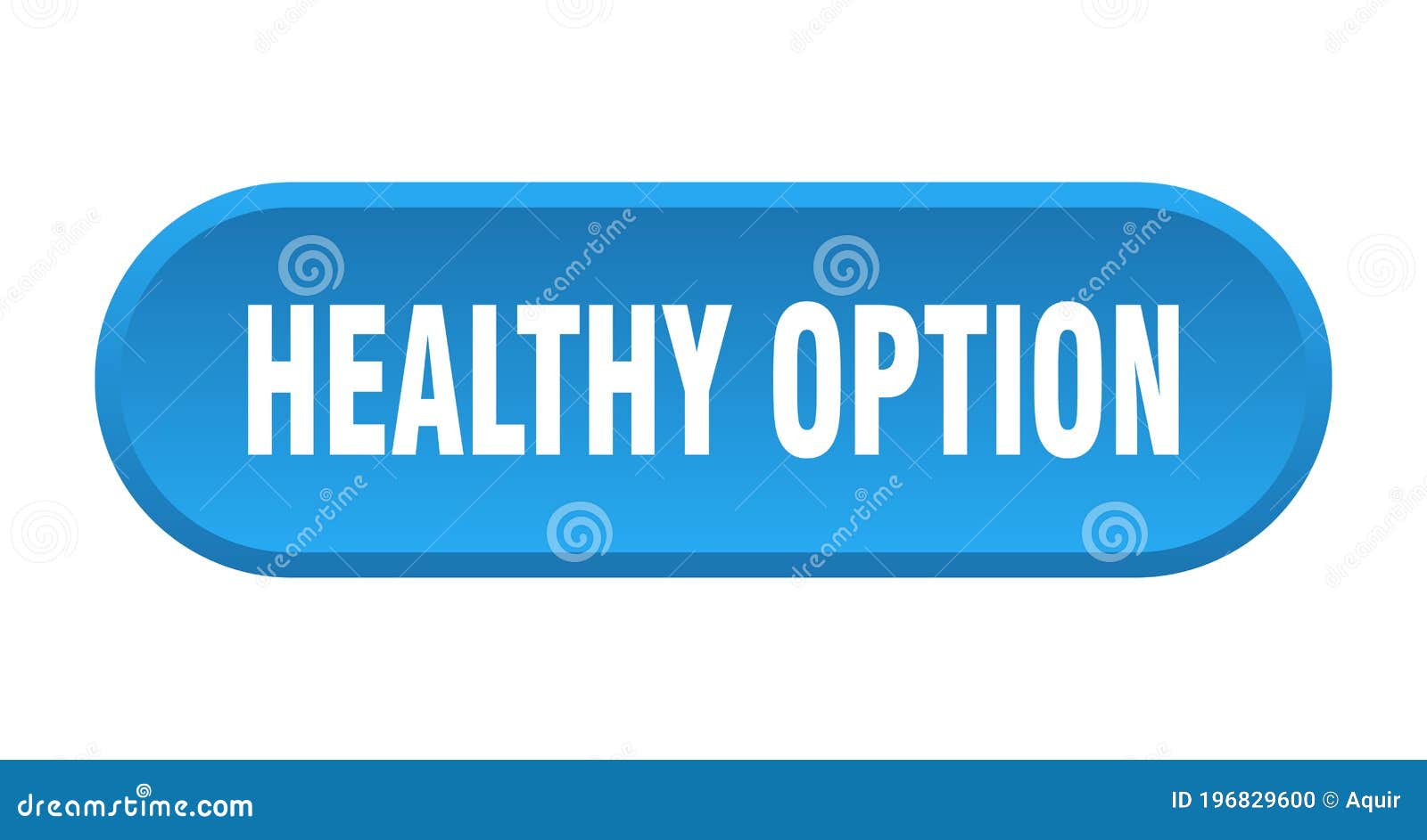 Healthy option button stock vector. Illustration of template - 196829600