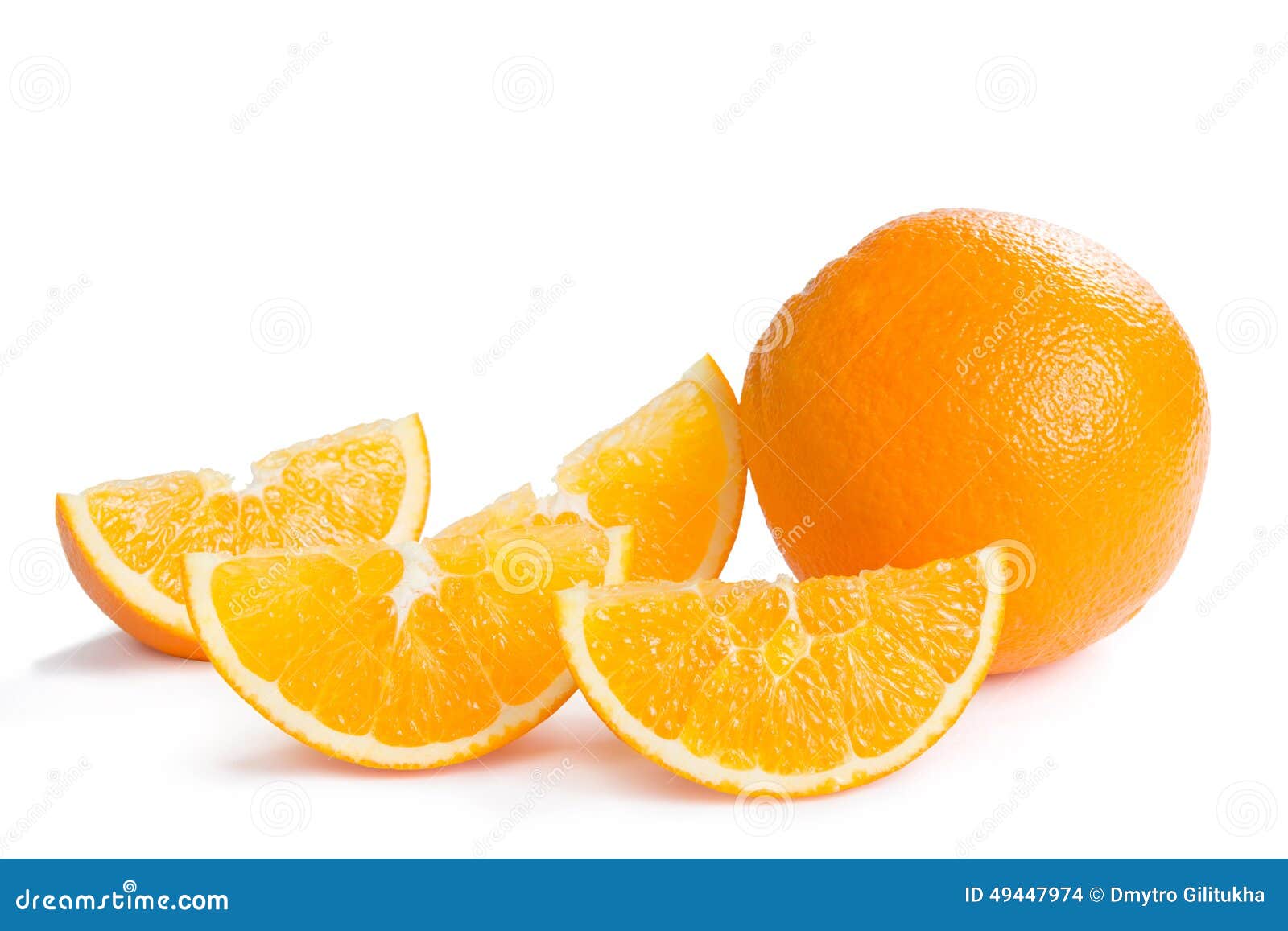 Healthy Orange Fruit and His Segments Stock Photo - Image of citrus ...