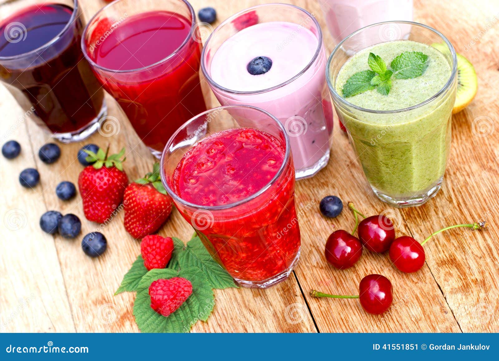 Healthy organic drinks stock image. Image of cherry, healthyfood - 41551851