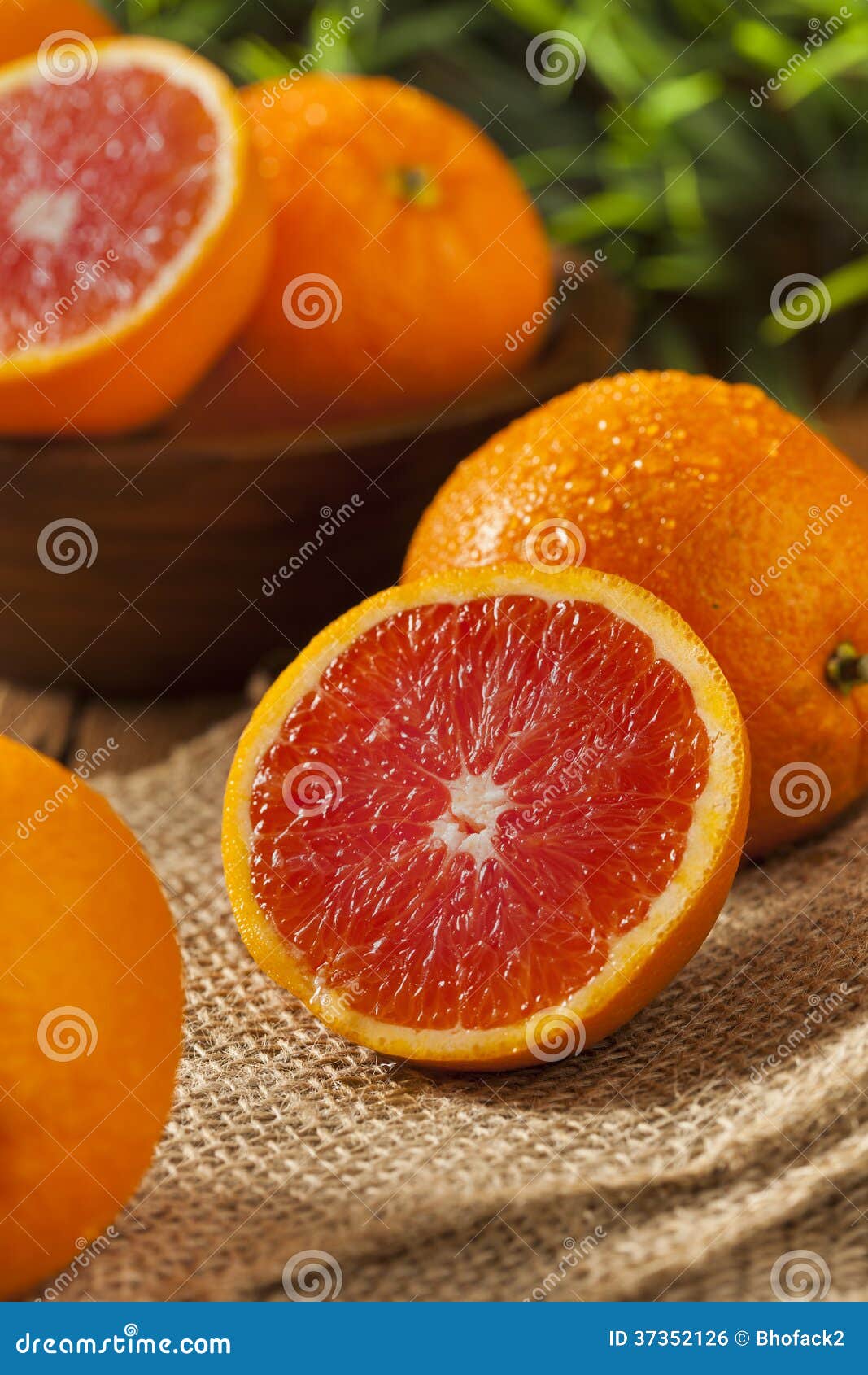 Healthy Organic Ripe Blood Orange Stock Photo - Image of fresh, slice ...