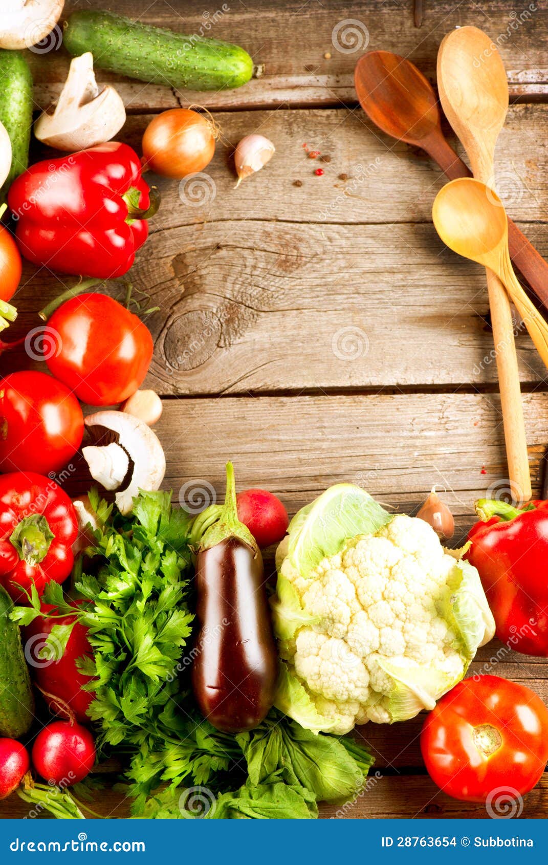 Healthy Organic Vegetables stock photo. Image of eggplant - 28763654
