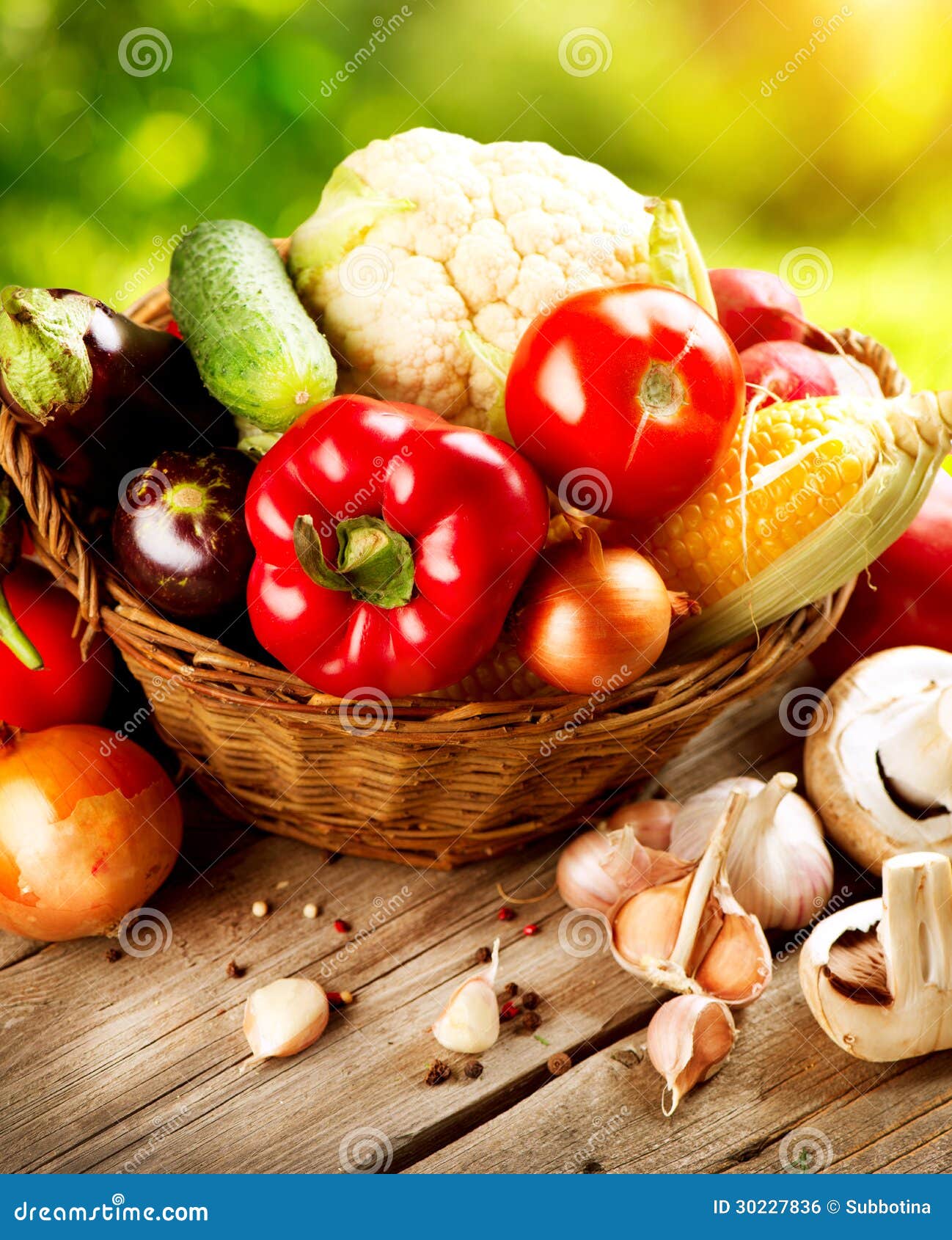 Healthy Organic Vegetables stock photo. Image of cooking - 30227836