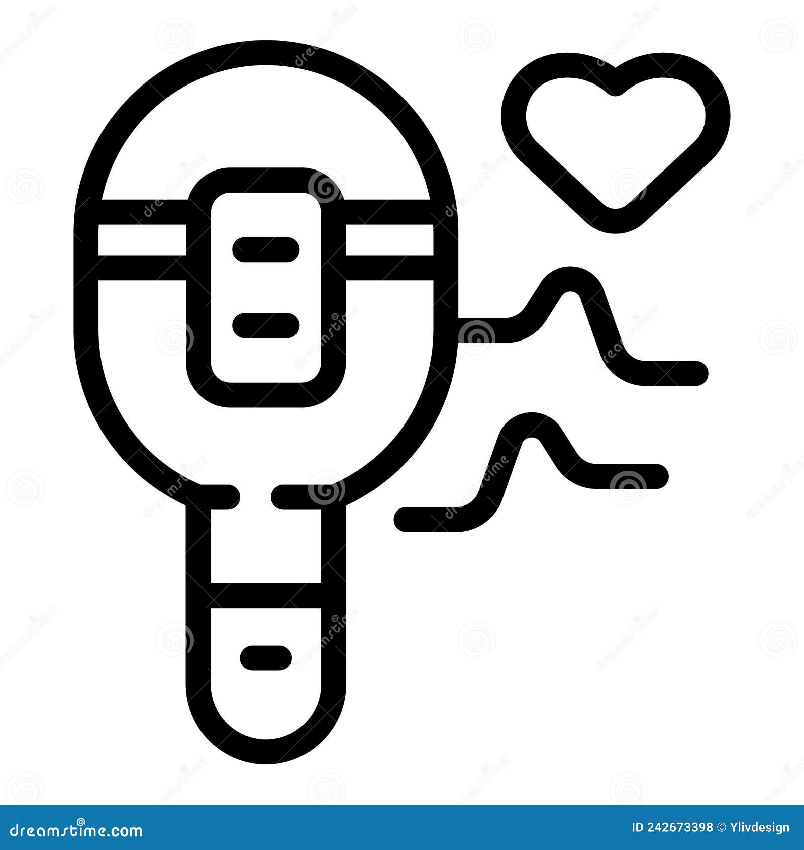 Healthy Pregnancy Test Icon Outline Vector Positive Pregnant Stock