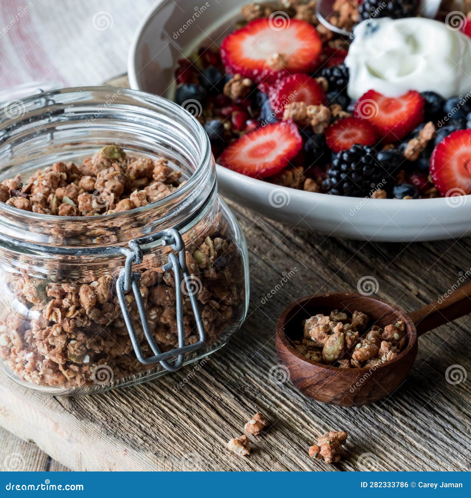 Healthy Protein Granola Clusters with a Nutrient Dense Breakfast Bowl ...