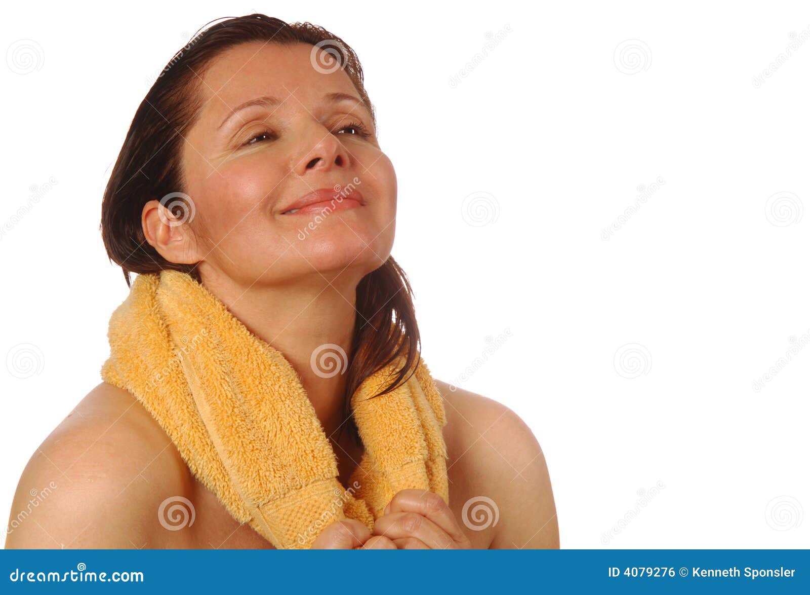 Healthy refreshment stock photo. Image of female, smile - 4079276