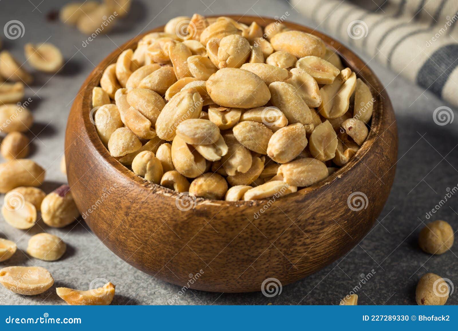 Healthy Roasted Salted Shelled Peanuts Stock Photo - Image of roasted ...