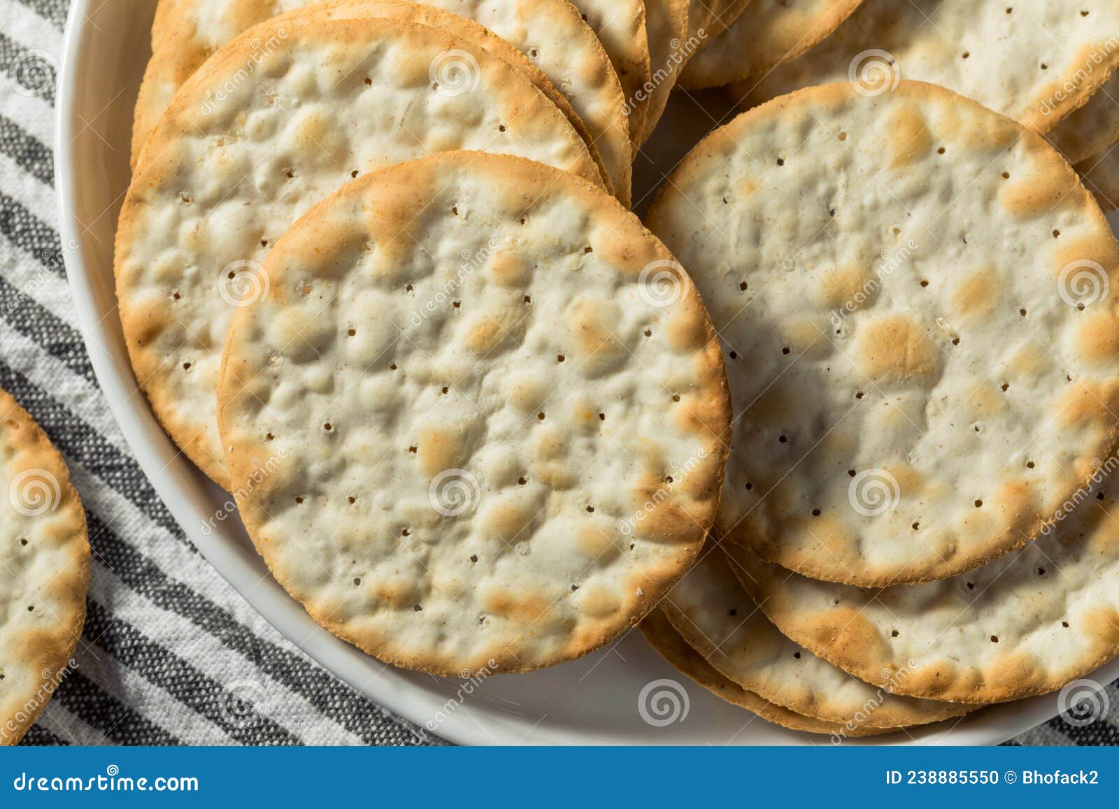 Water Crackers Isolated. Square Water Crackers Isolated On White ...