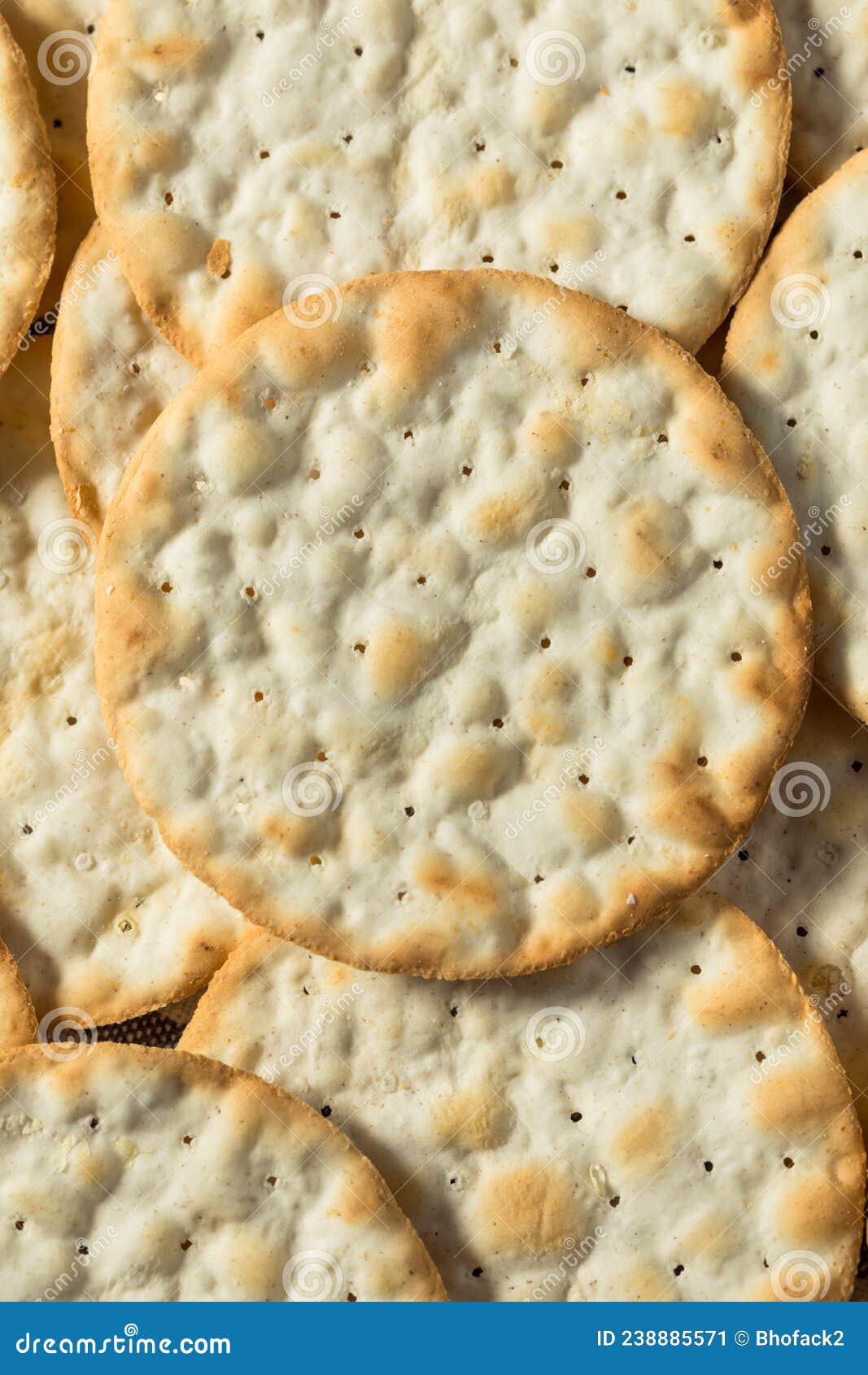 Water Crackers Isolated. Square Water Crackers Isolated On White ...