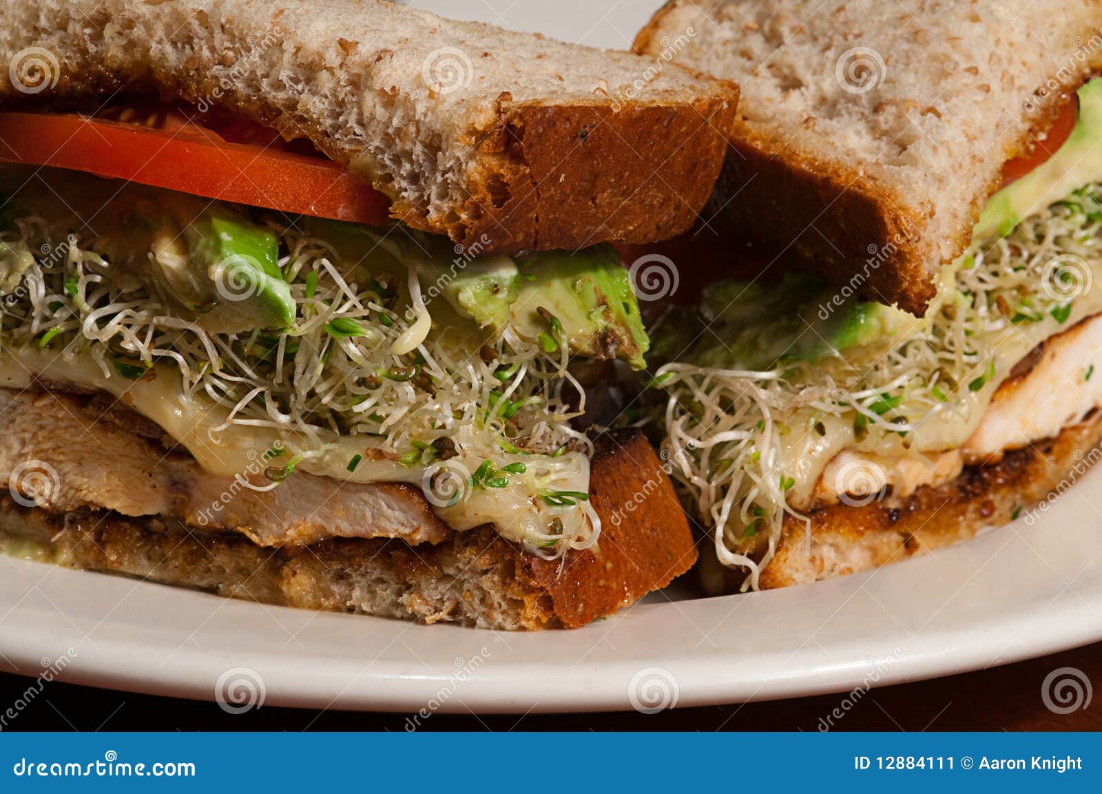 Healthy Sandwitch Close Up stock image. Image of healthy - 12884111