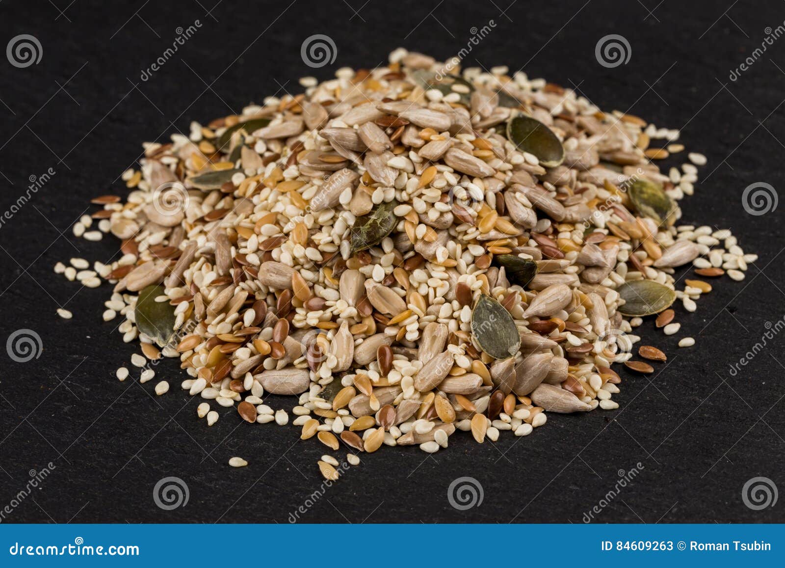 Healthy seeds mix stock image. Image of background, acids - 84609263
