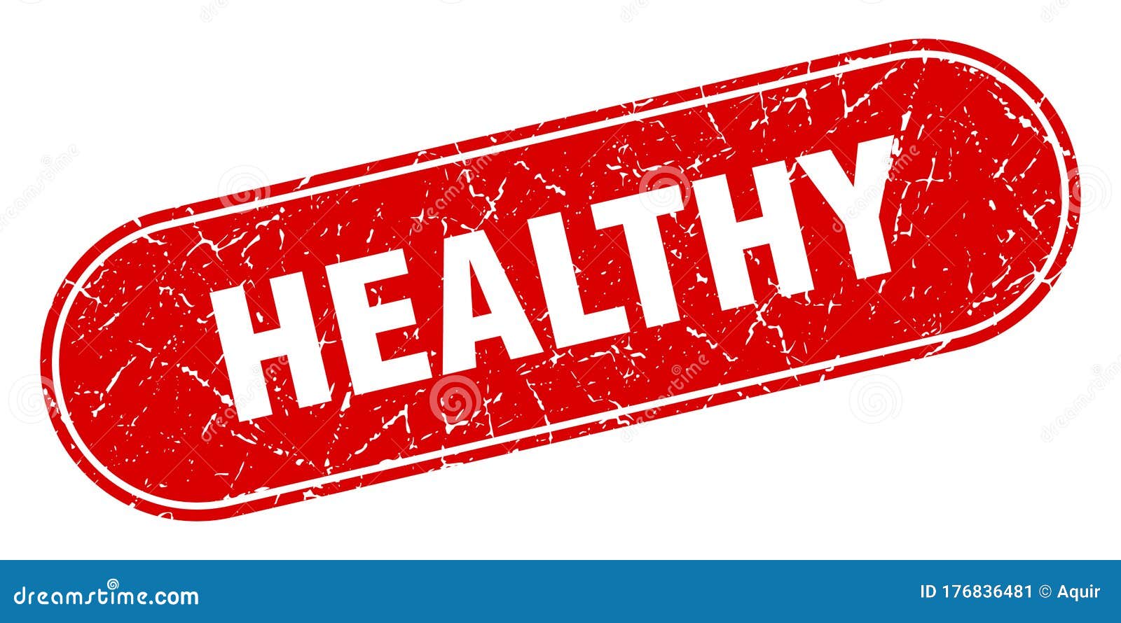 Healthy Sign. Healthy Grunge Stamp Stock Vector - Illustration of ...