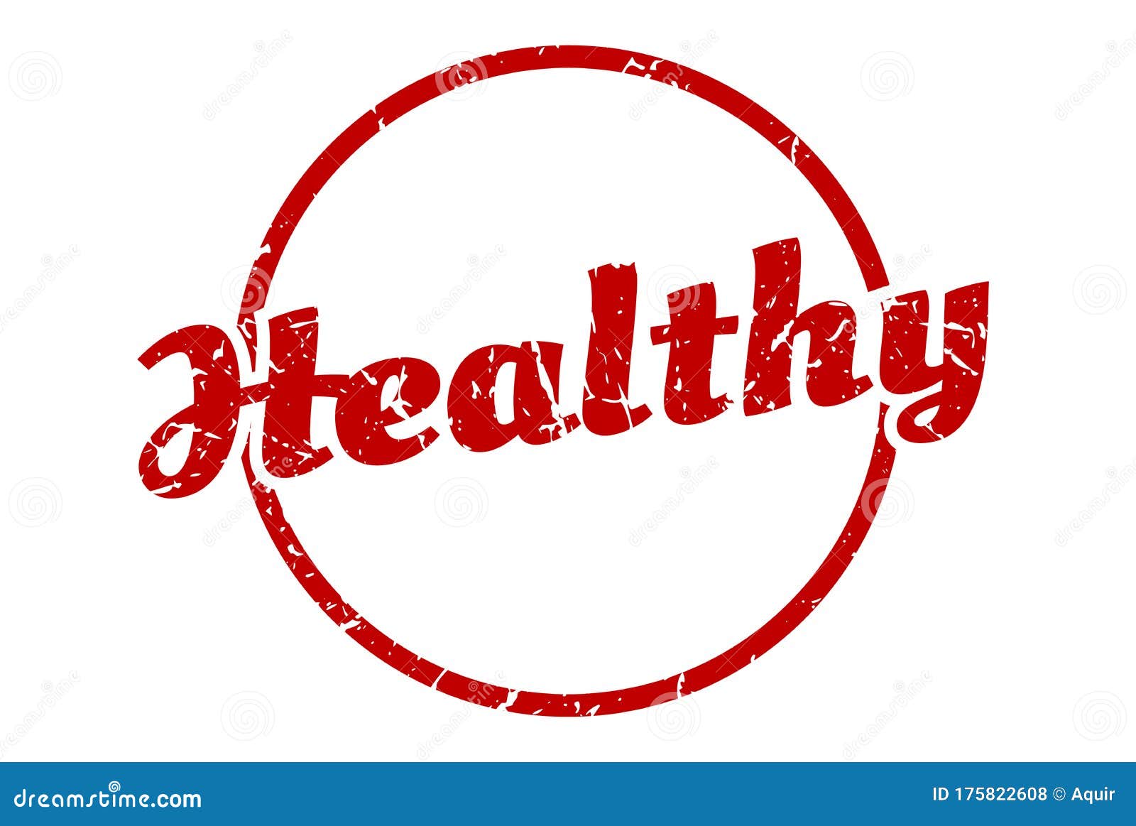 Healthy Sign. Healthy Round Vintage Stamp Stock Vector - Illustration ...