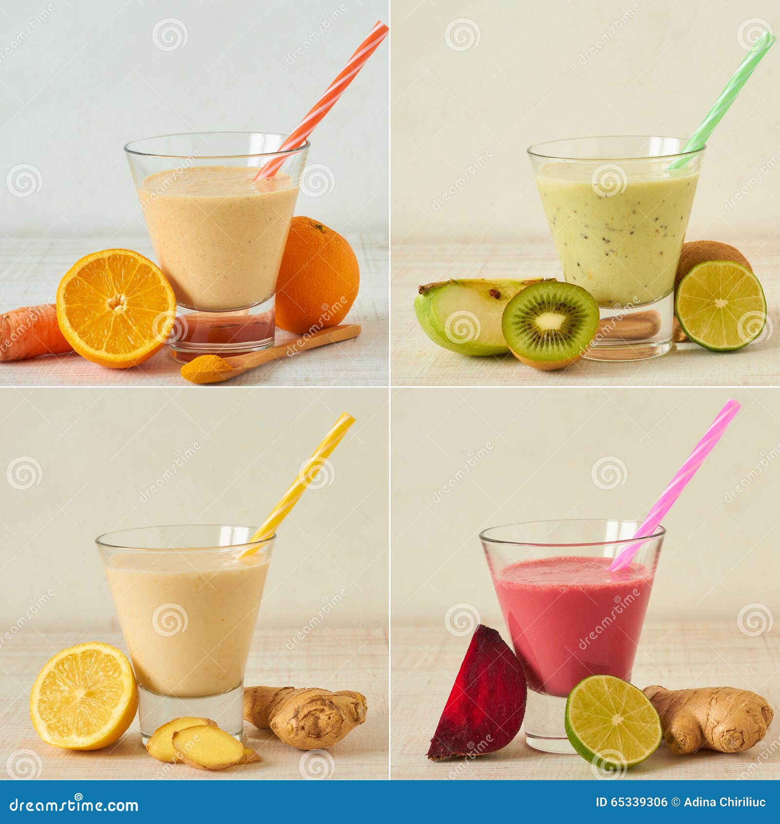 Healthy smoothies stock photo. Image of collection, collage - 65339306