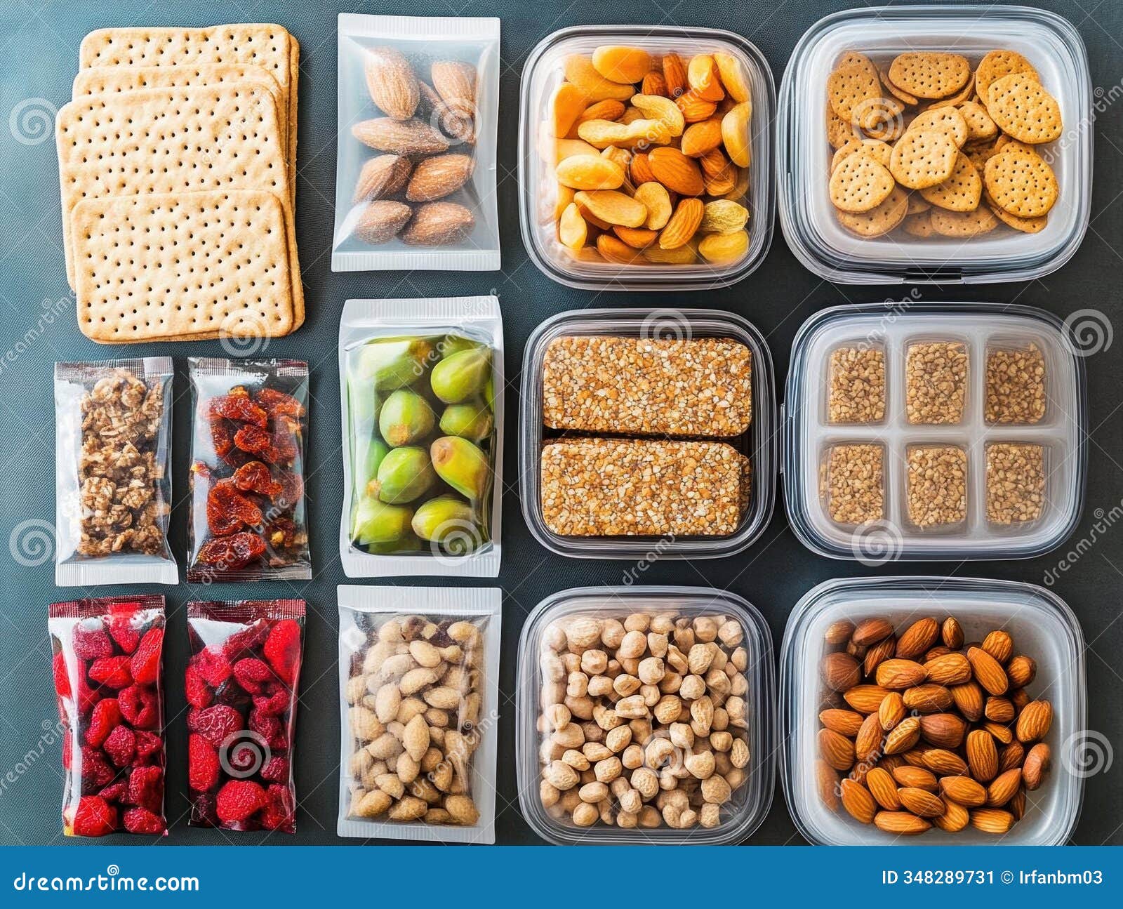 Healthy Snack Pack Ideas, Variety of Nuts, Seeds, Dried Fruit, and ...