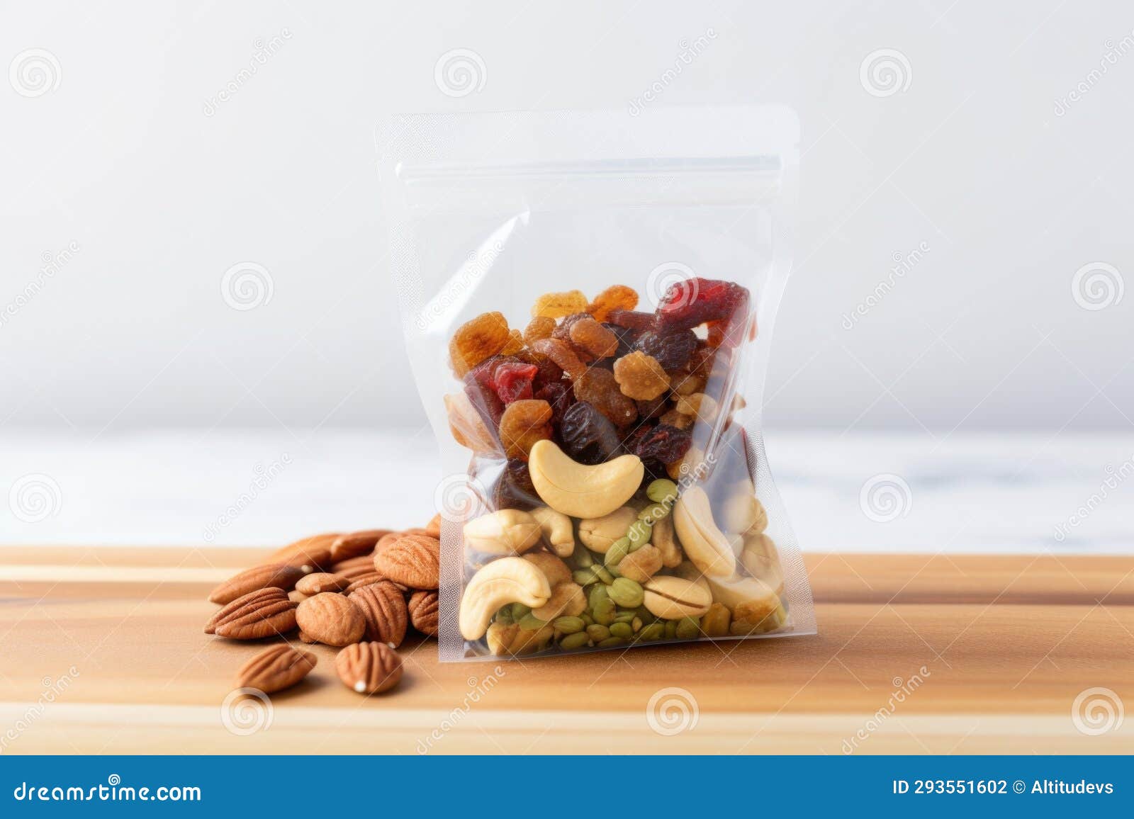 Healthy Snack Packaged in a Small Bag Stock Photo - Image of healthy ...