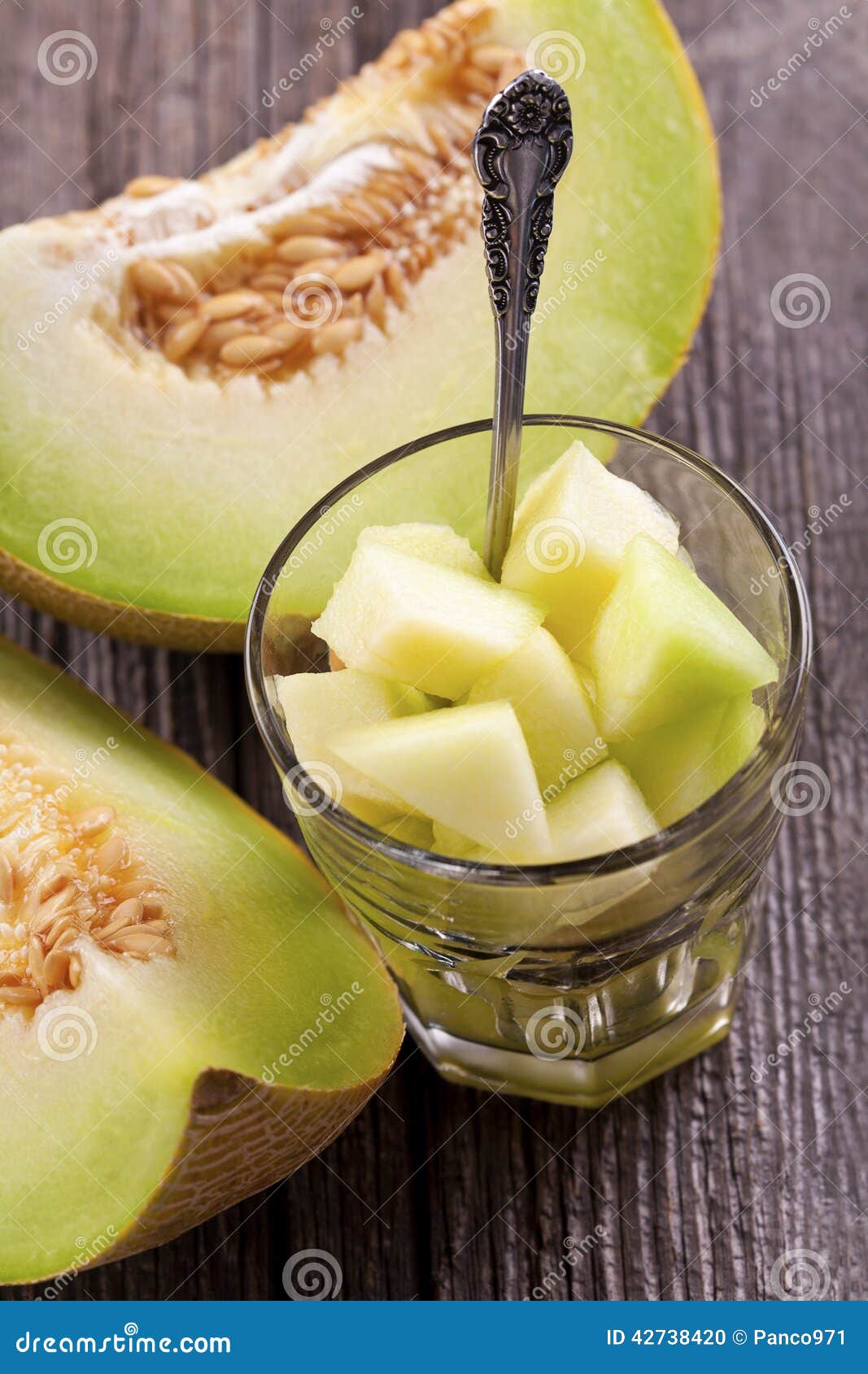 Healthy snacks with melon stock photo. Image of refreshment - 42738420