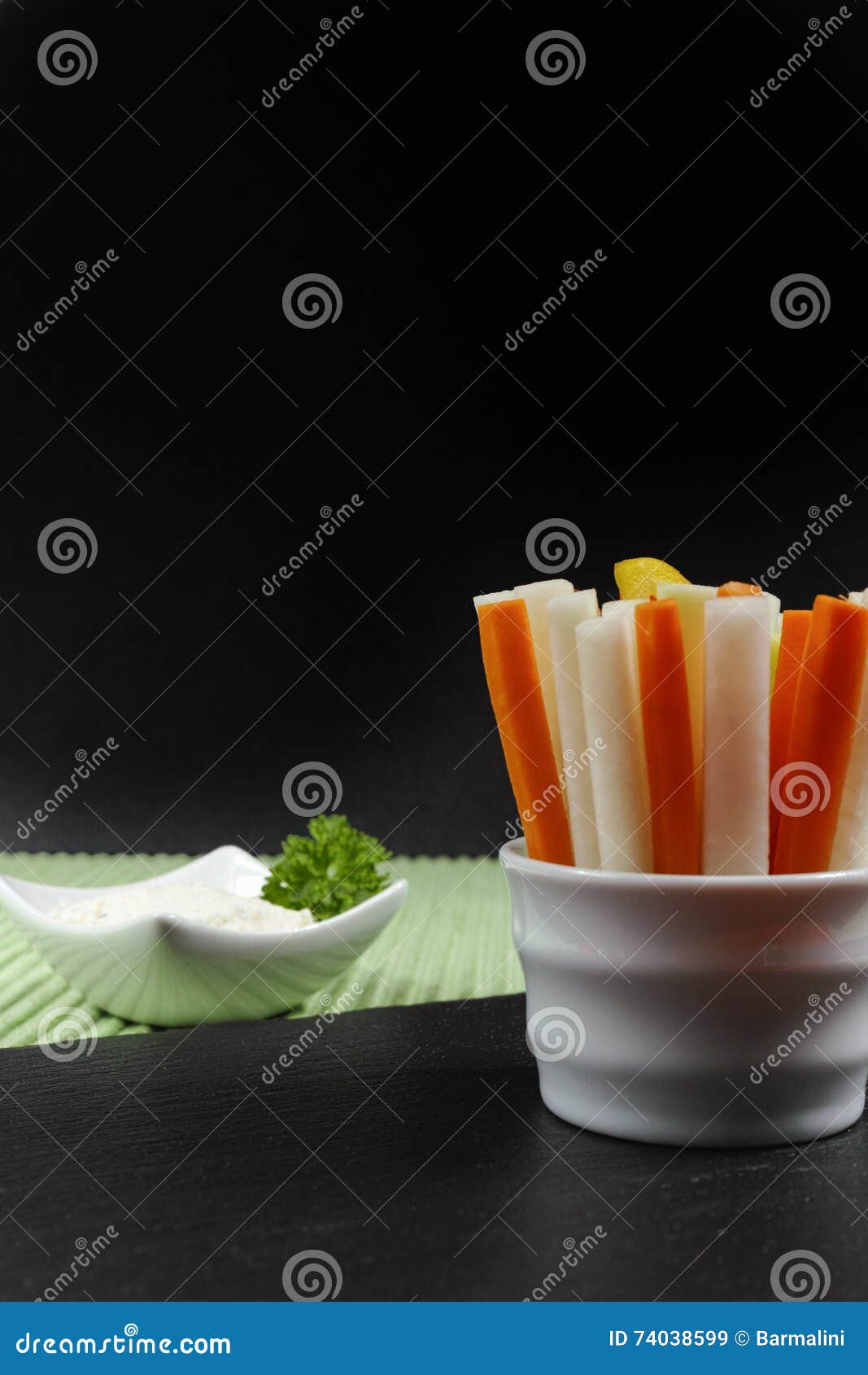 Healthy Snacks - Vegetable Sticks and Dip Stock Image - Image of meal ...