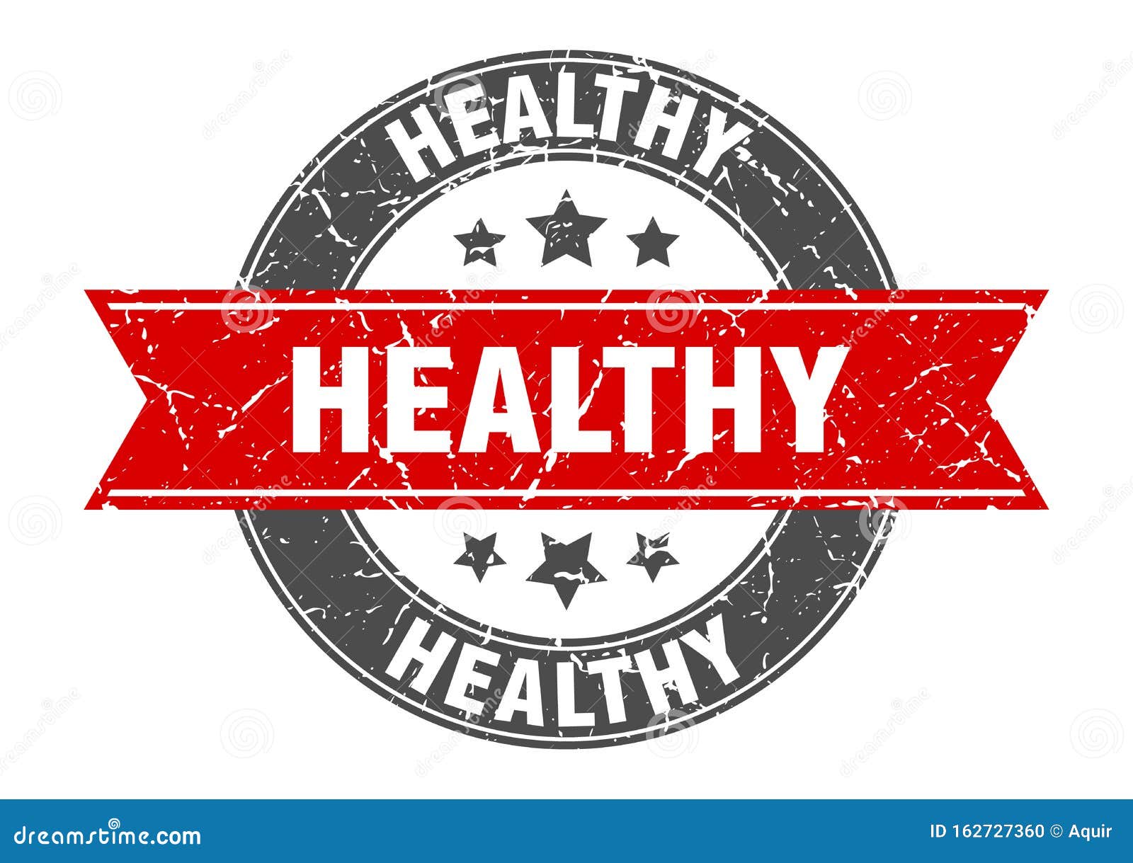 Healthy stamp stock vector. Illustration of button, emblem - 162727360