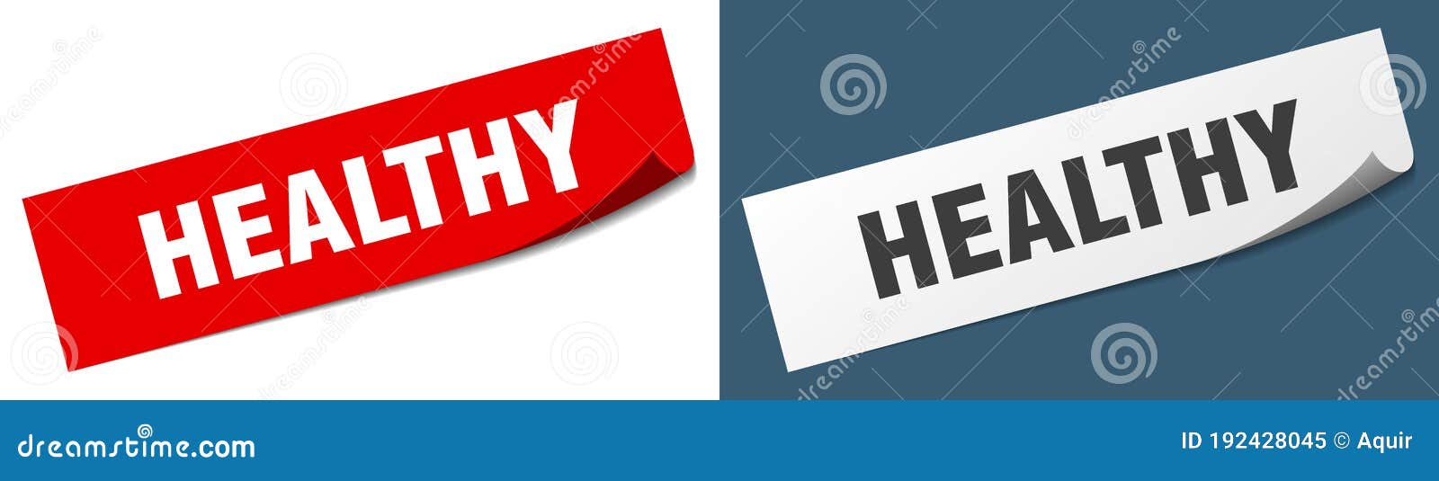 Healthy Sticker. Healthy Sign Set Stock Vector - Illustration of ...