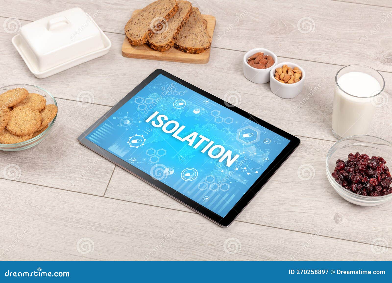 Healthy Tablet Pc Compostion, Immune System Boost Concept Stock Image ...