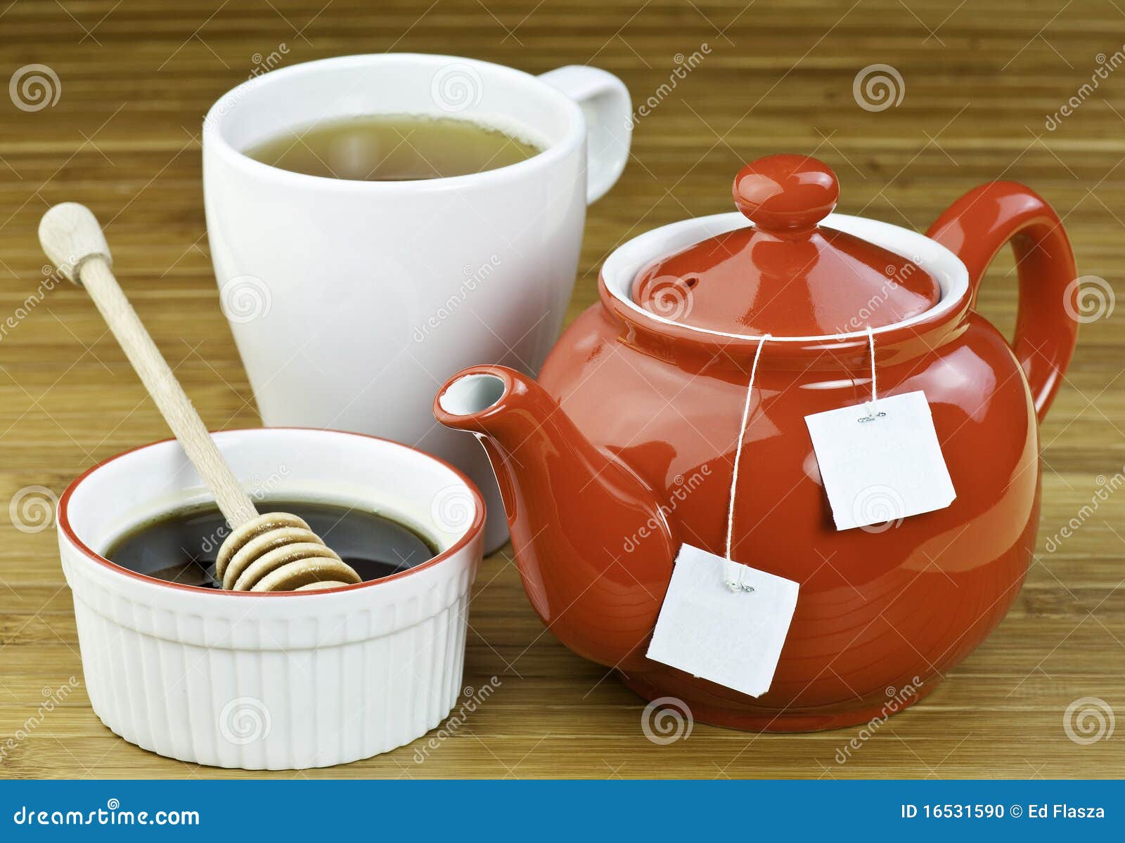 Healthy tea and honey stock photo. Image of taste, golden - 16531590