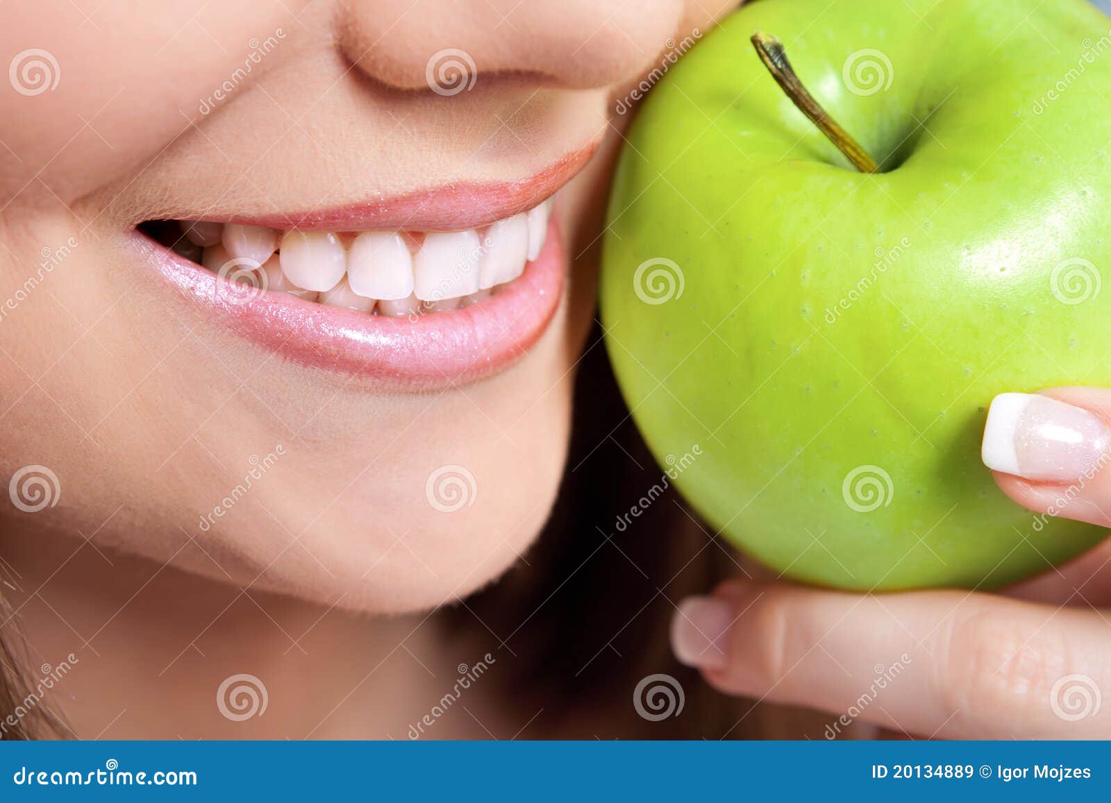 Healthy teeth stock image. Image of dentist, happy, isolated - 20134889
