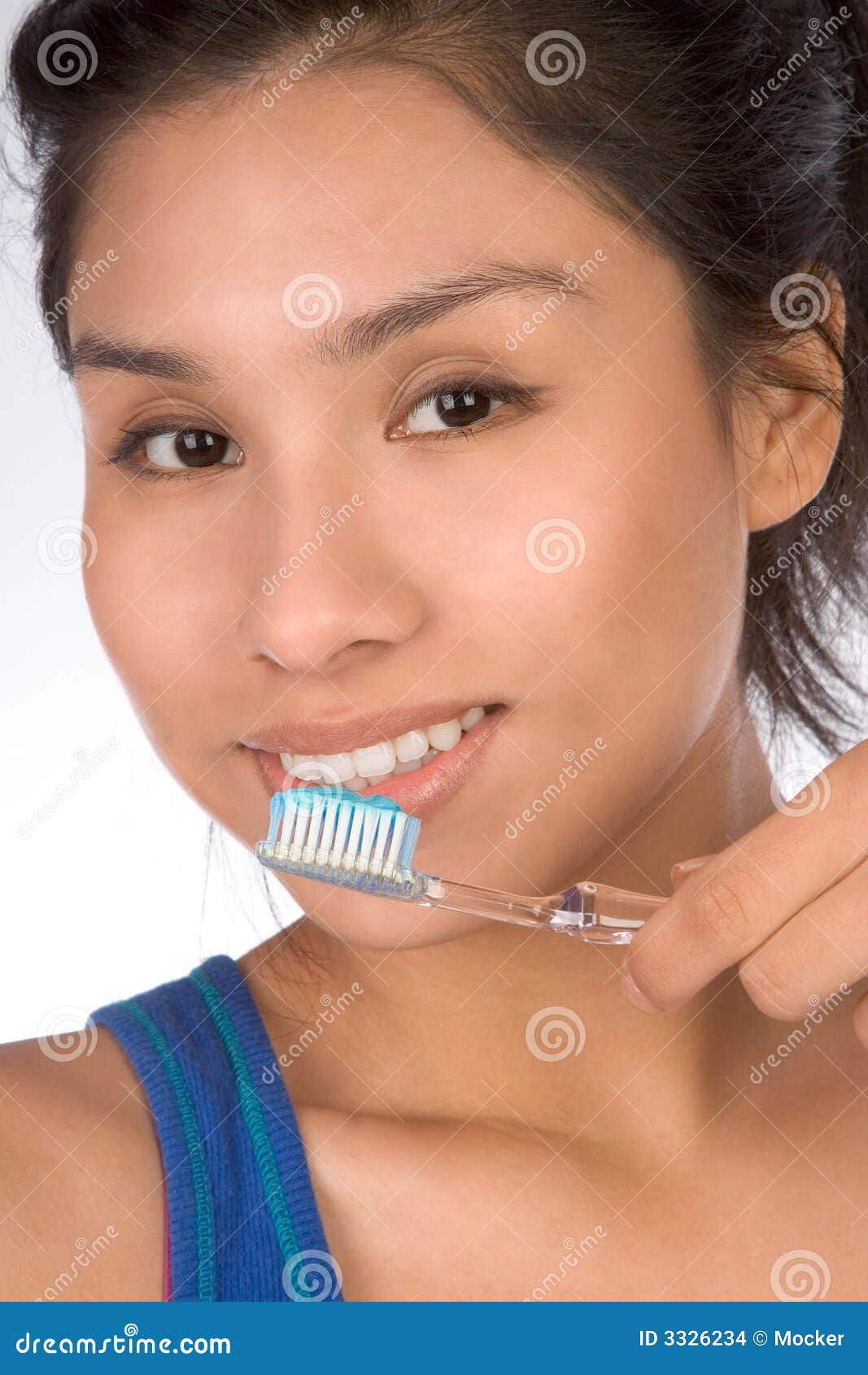 Healthy Teeth of Hispanic Teen Stock Photo - Image of female, face: 3326234